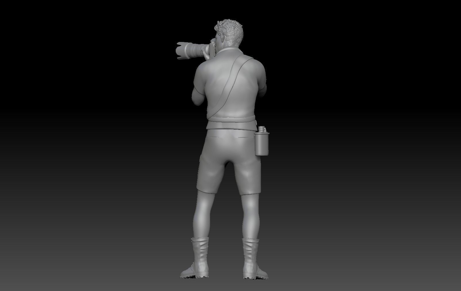 SAFARI PHOTOGRAPHER 3D model 3D printable | CGTrader