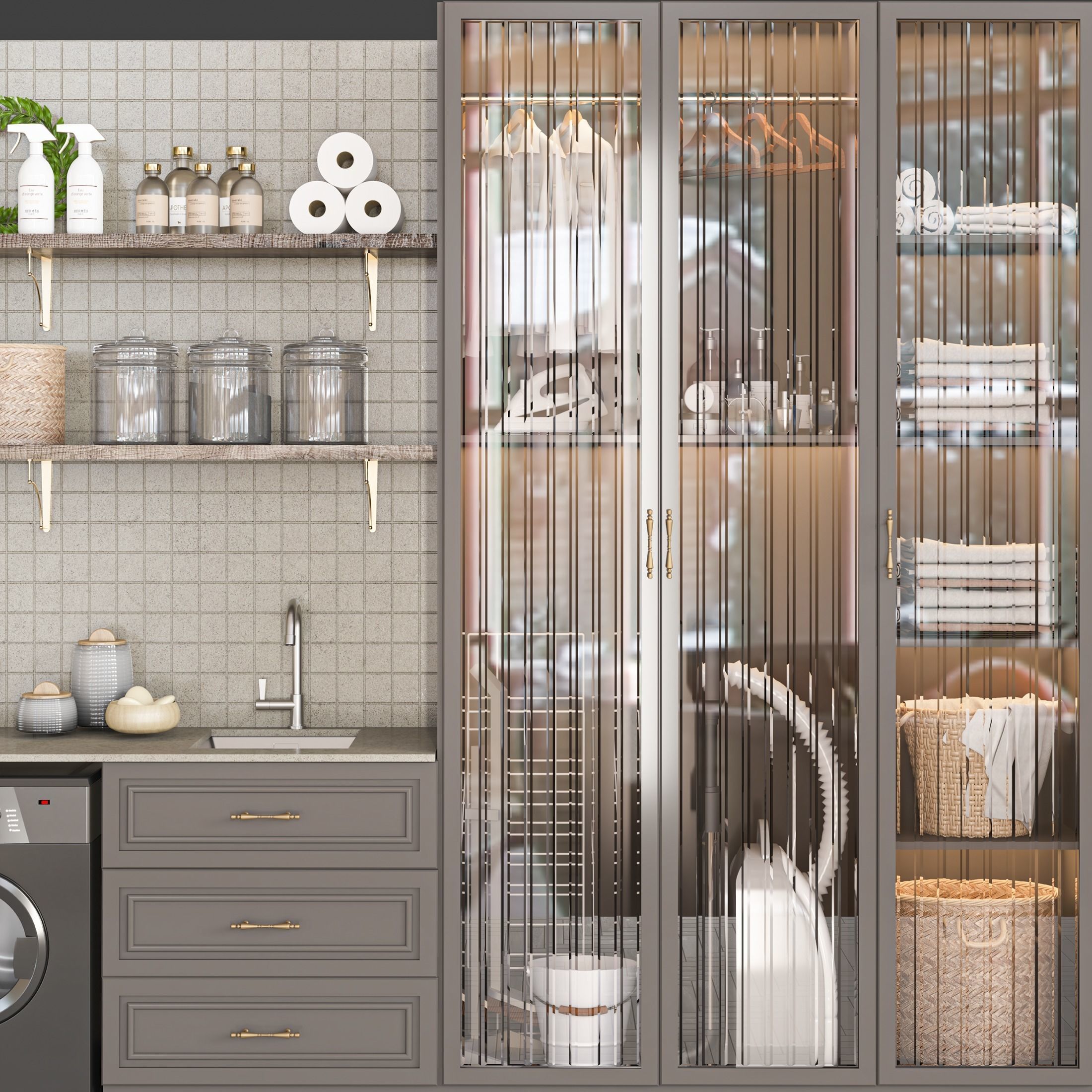 3D model laundry room decor VR / AR / low-poly | CGTrader