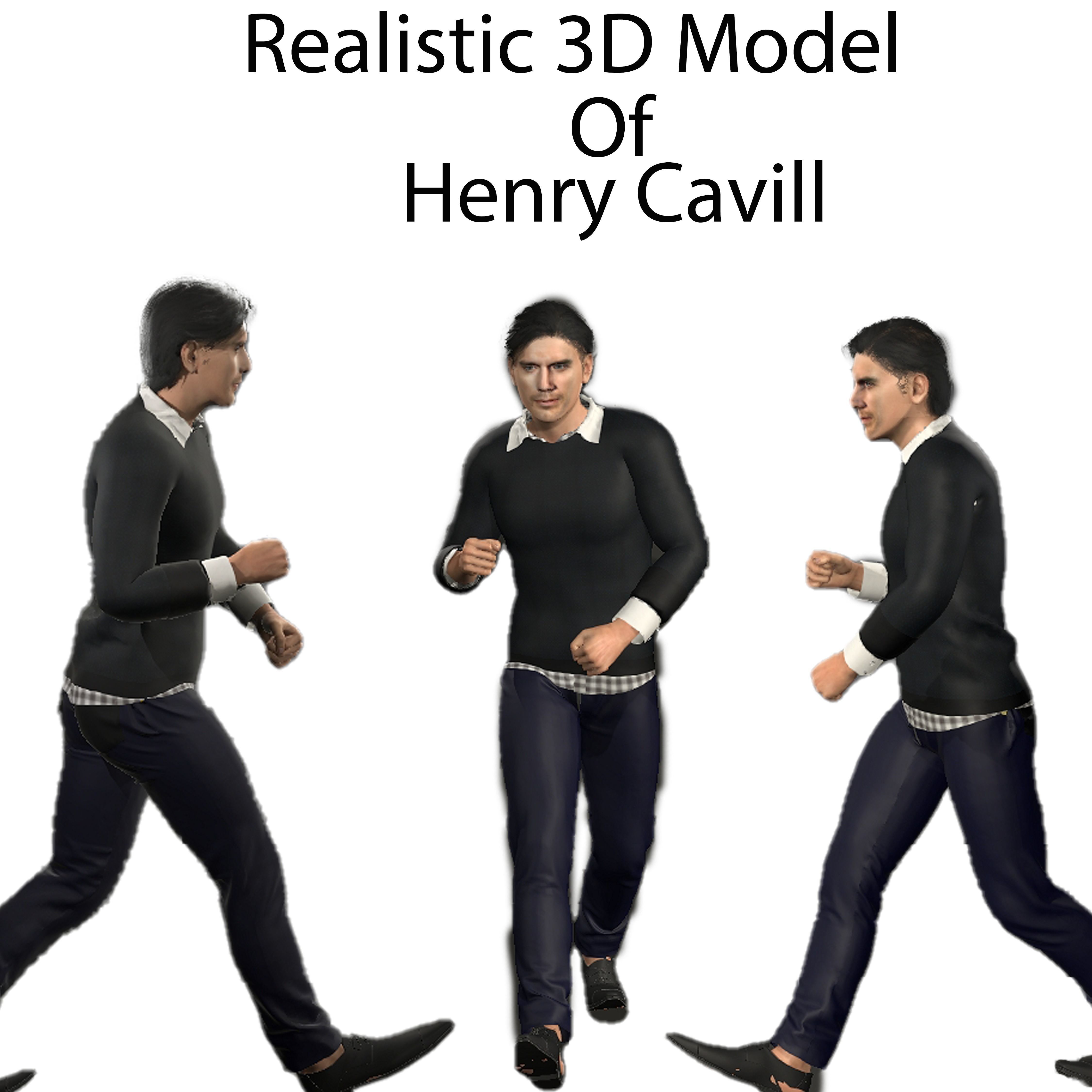 3D model Henry Cavill VR / AR / low-poly | CGTrader