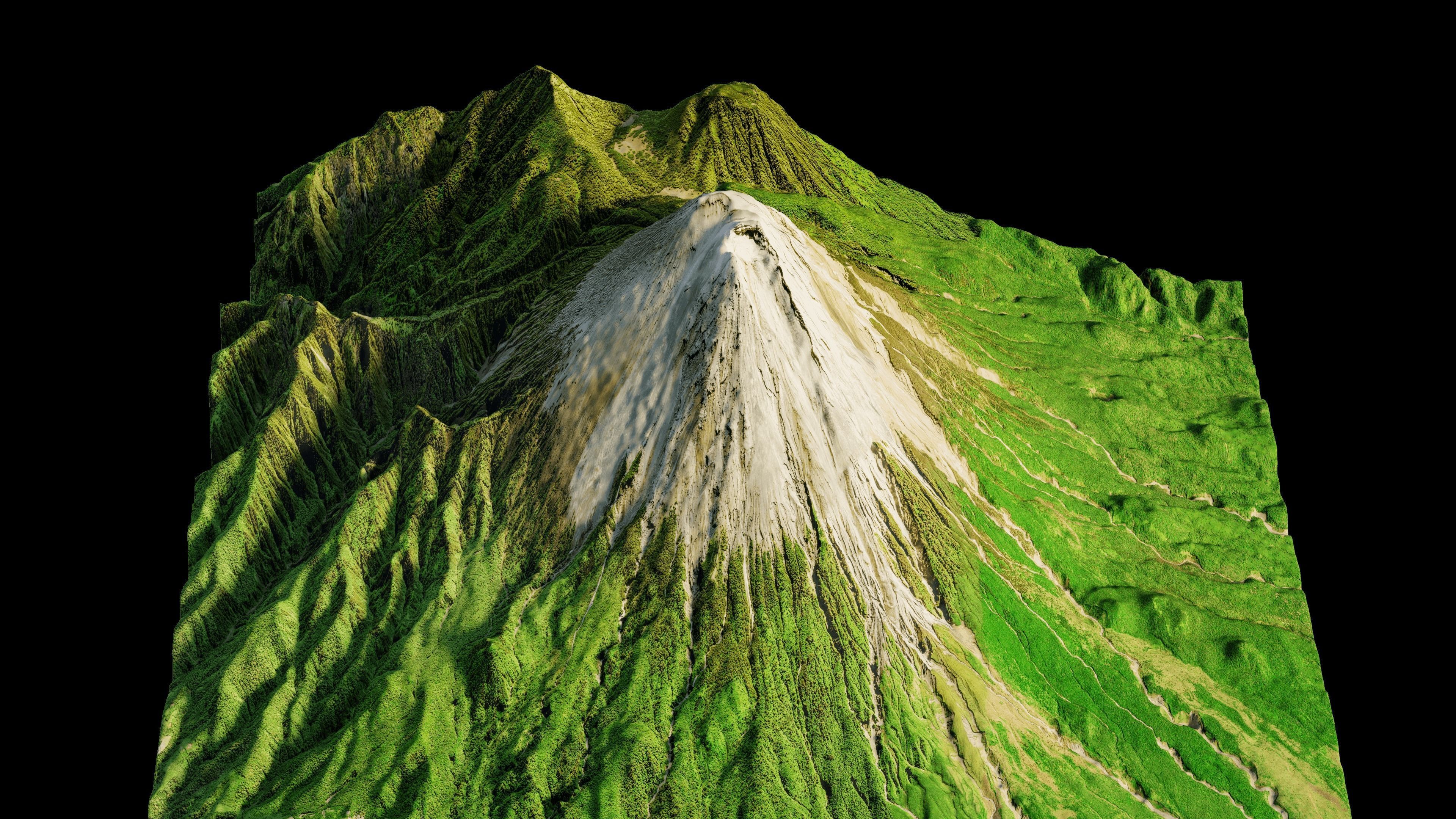 Mount Semeru 3d model terrain 3D model | CGTrader
