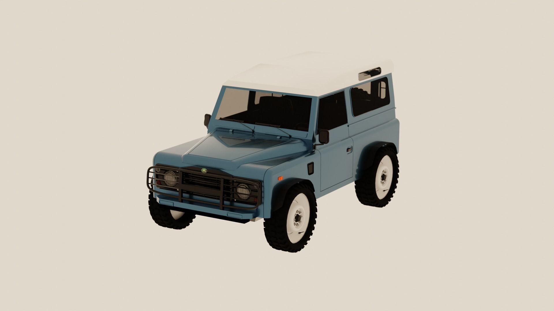Land Rover Defender 90 free 3D model | CGTrader