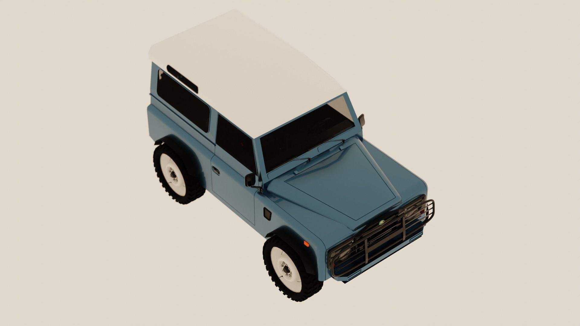 Land Rover Defender 90 free 3D model | CGTrader