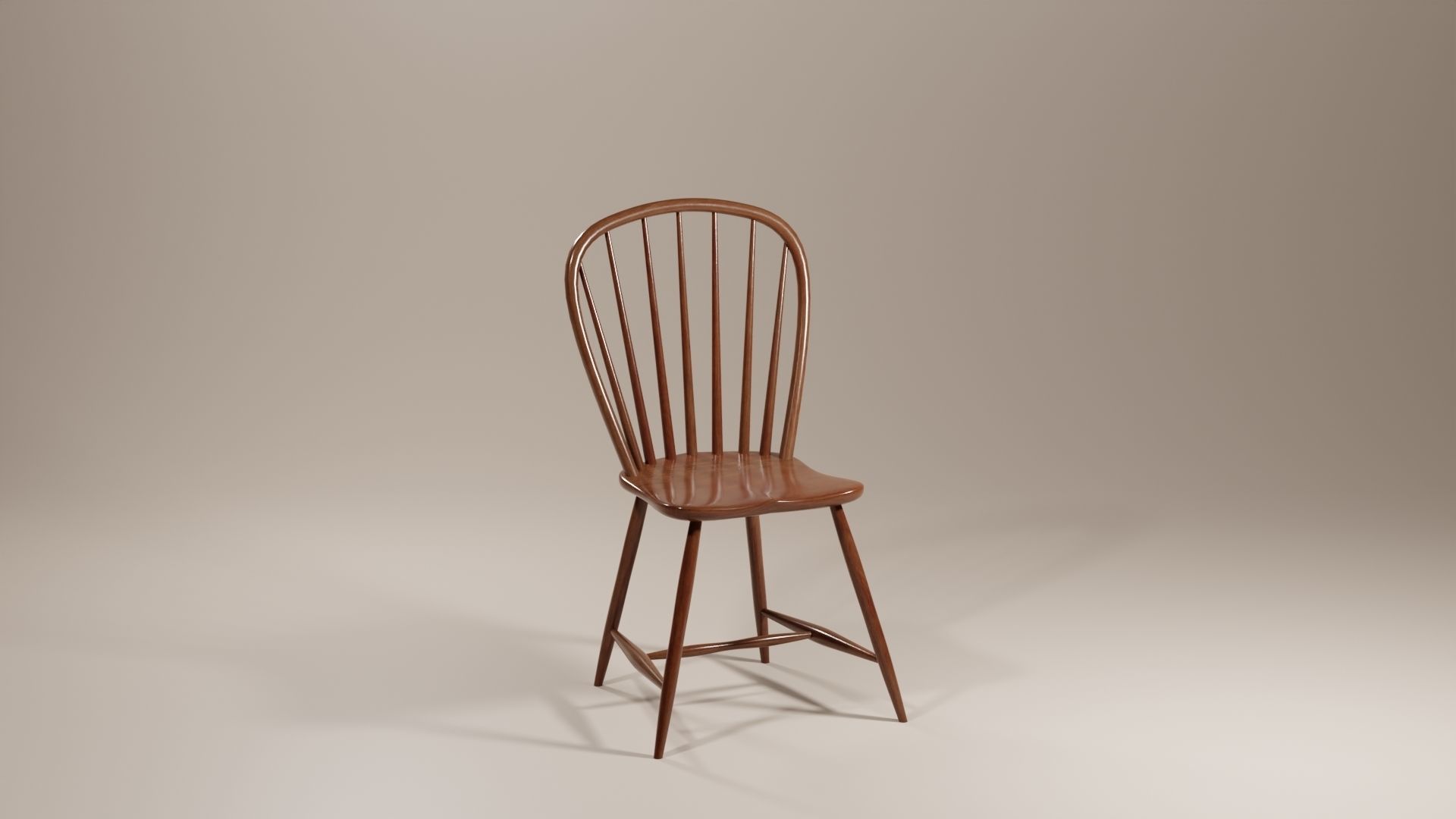 Windsor Chair Set 3D model | CGTrader