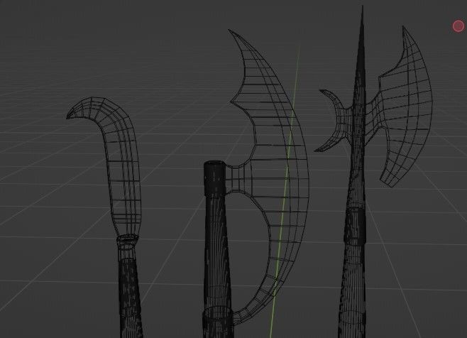 Medieval polearms part 1 - Billhook bardiche and halberd free VR / AR ...