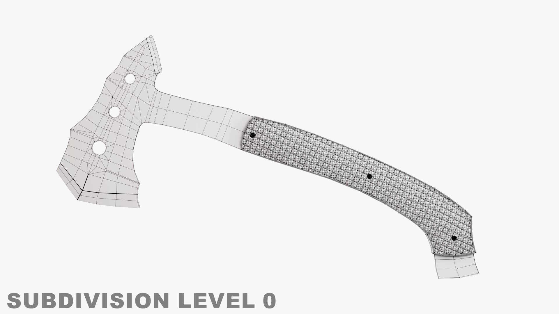 Tactical Axe 3D model | CGTrader