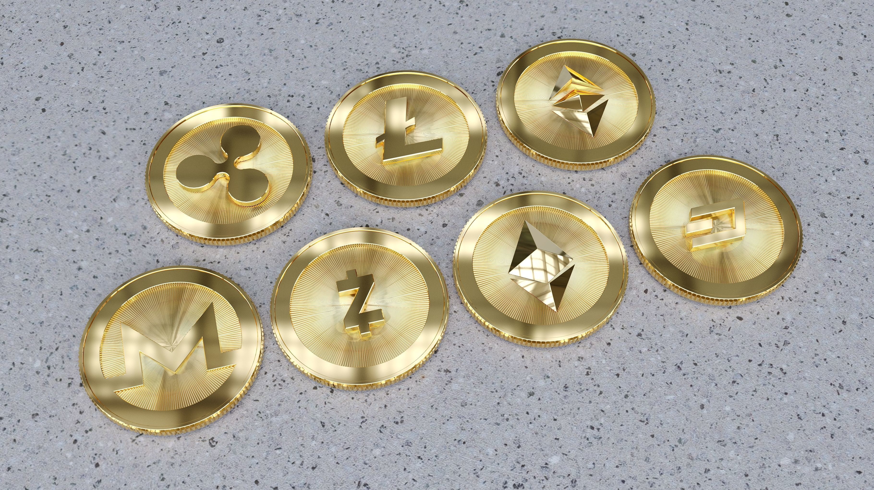 Crypto Money Logo 3D model | CGTrader