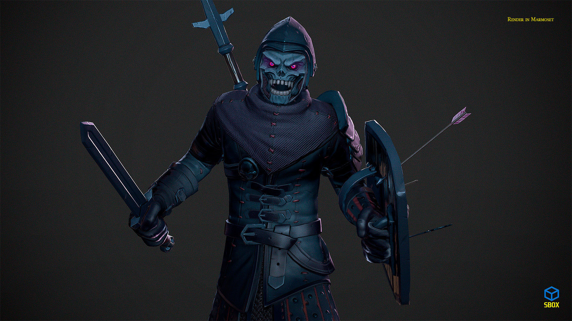 3d Model Skeletons Pack 2 Vr Ar Low Poly Cgtrader