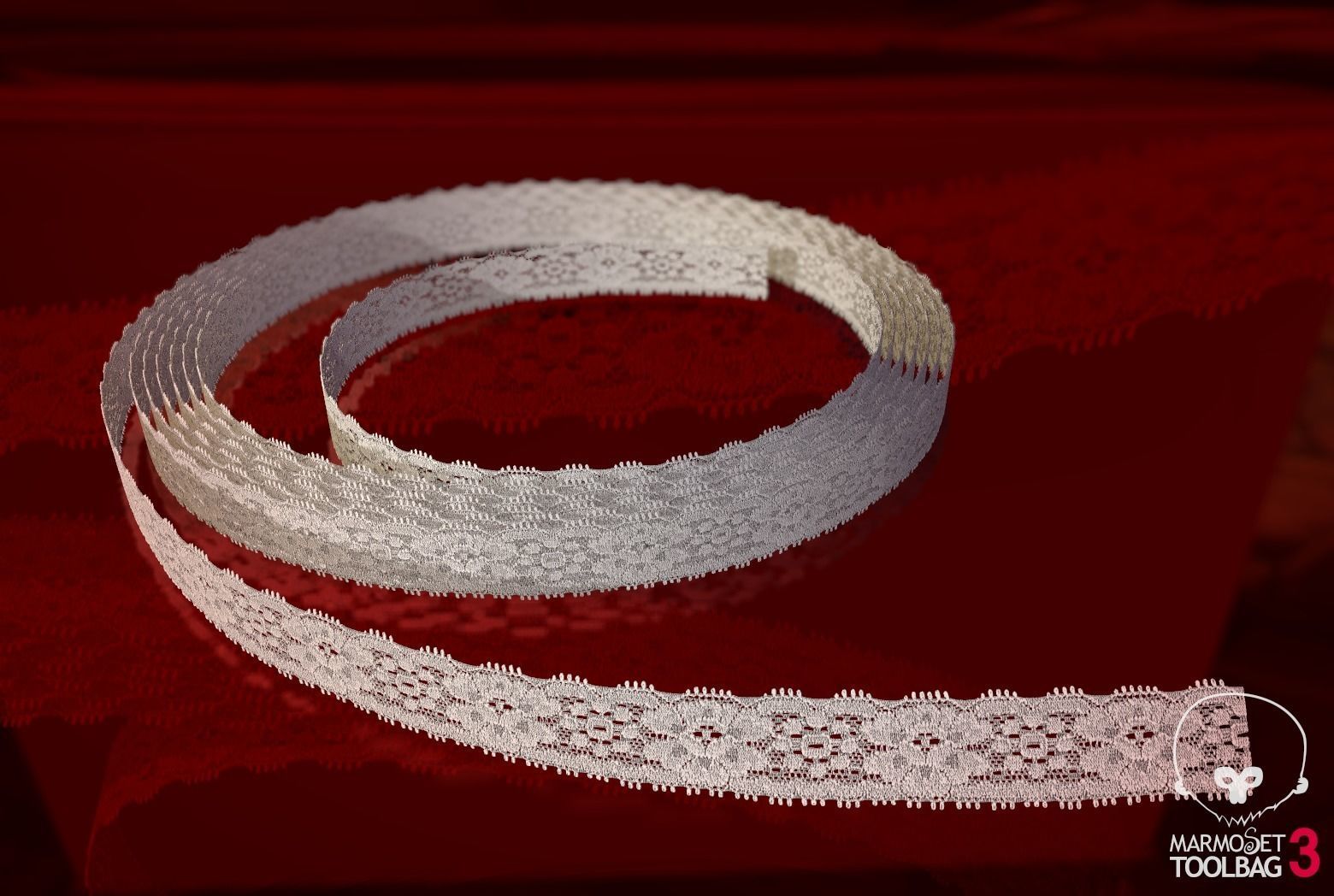 Fabric Vol 29 - Lace Trims Texture | CGTrader