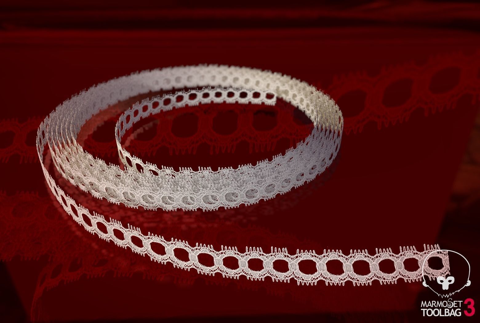 Fabric Vol 29 - Lace Trims Texture | CGTrader
