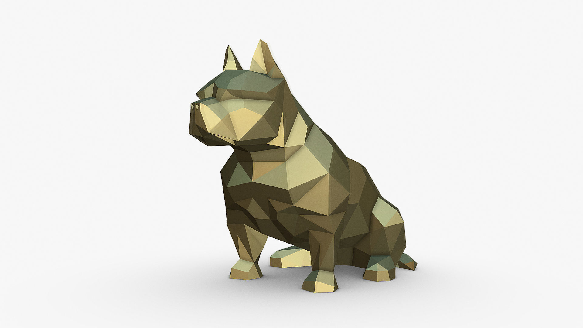 American Bully 3D model 3D printable | CGTrader