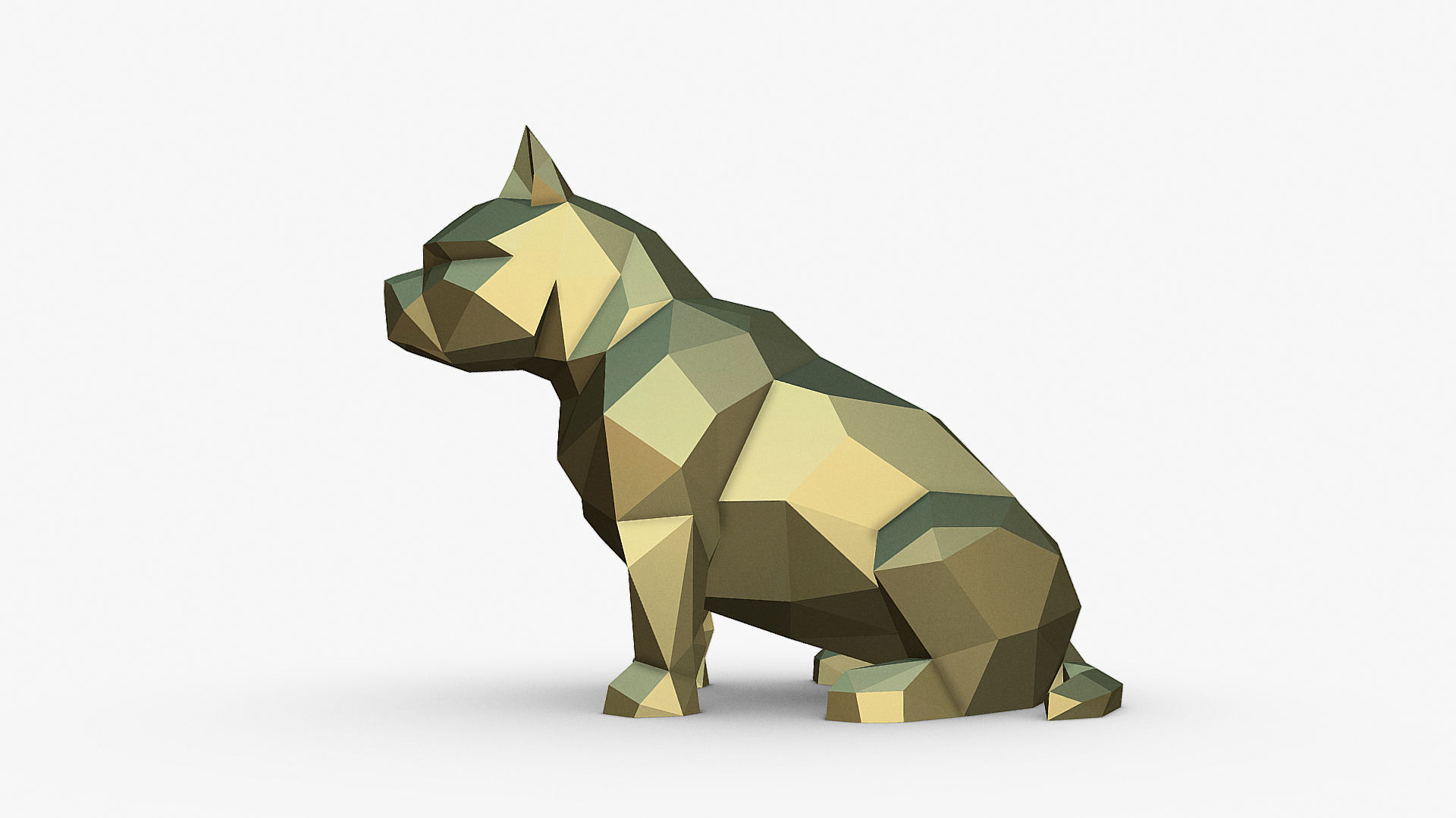 American Bully 3D model 3D printable | CGTrader