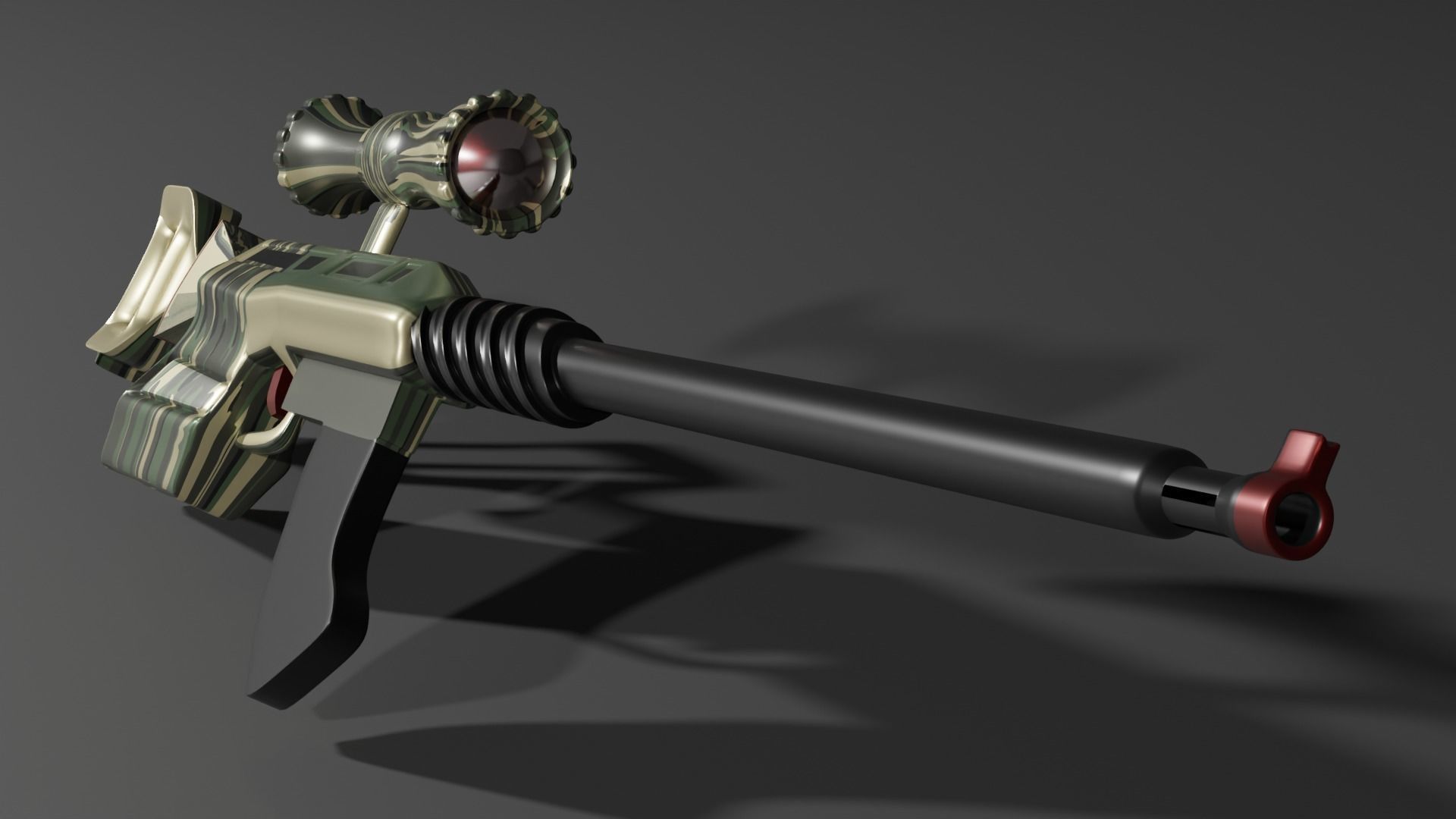 Sniper armor military 3D model | CGTrader