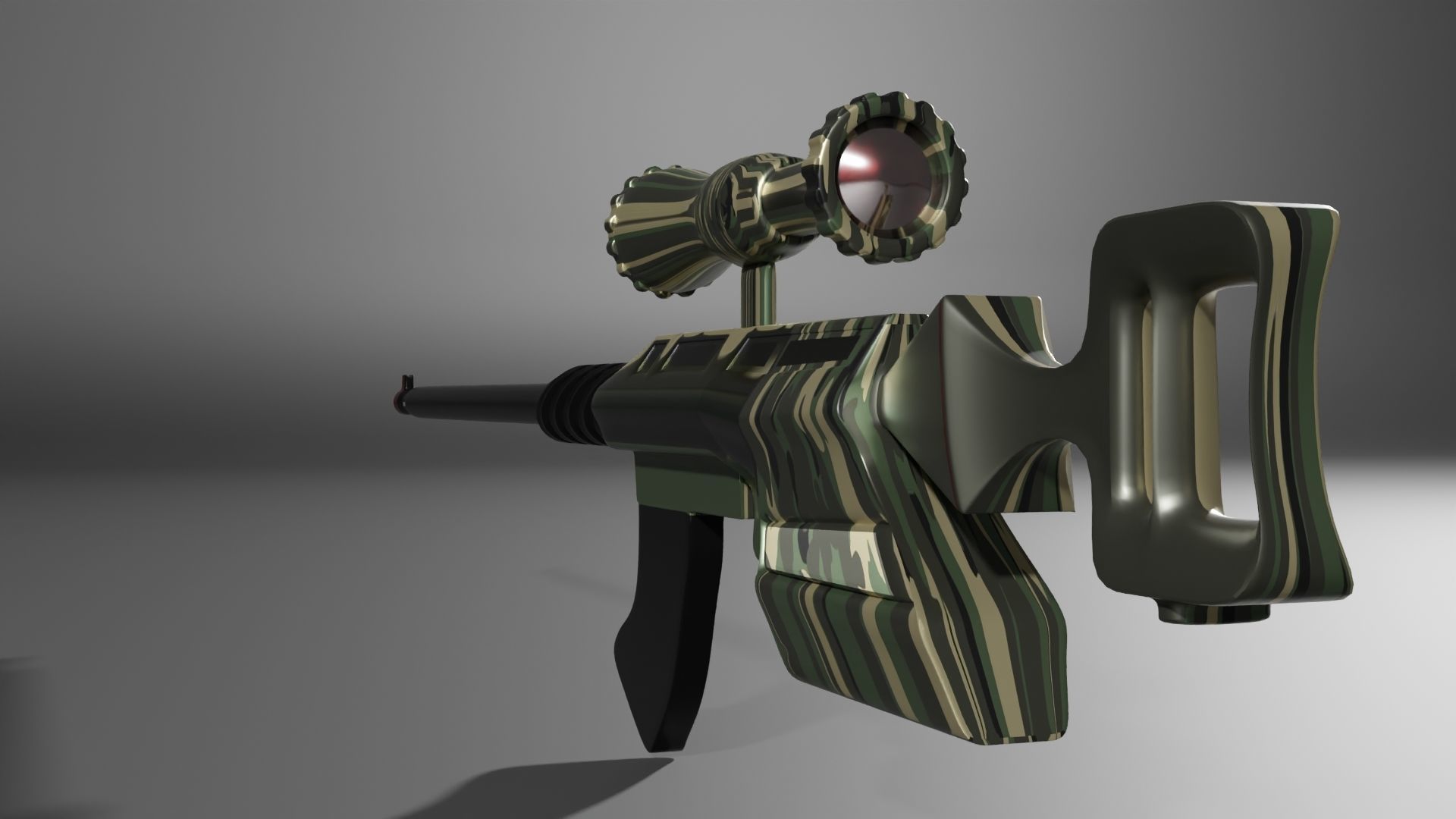 Sniper armor military 3D model | CGTrader