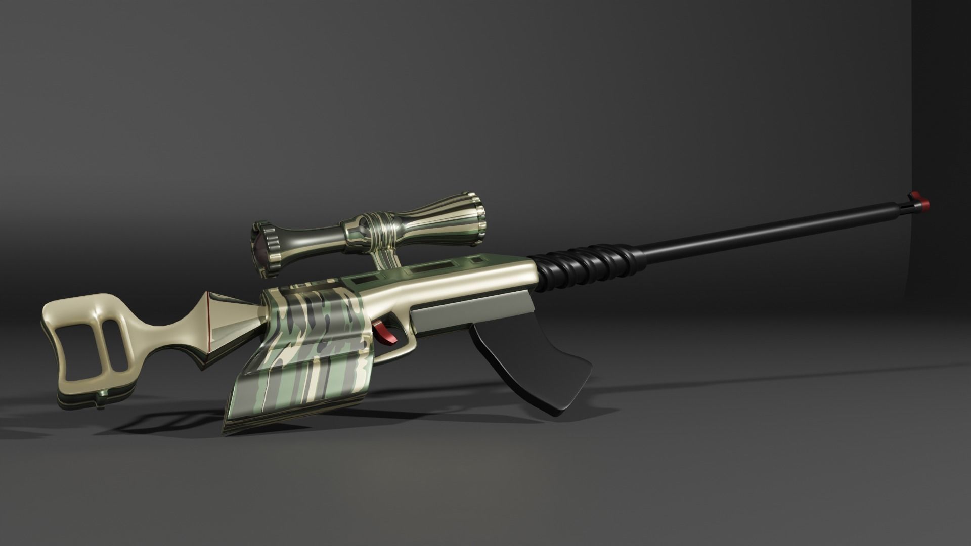 Sniper armor military 3D model | CGTrader