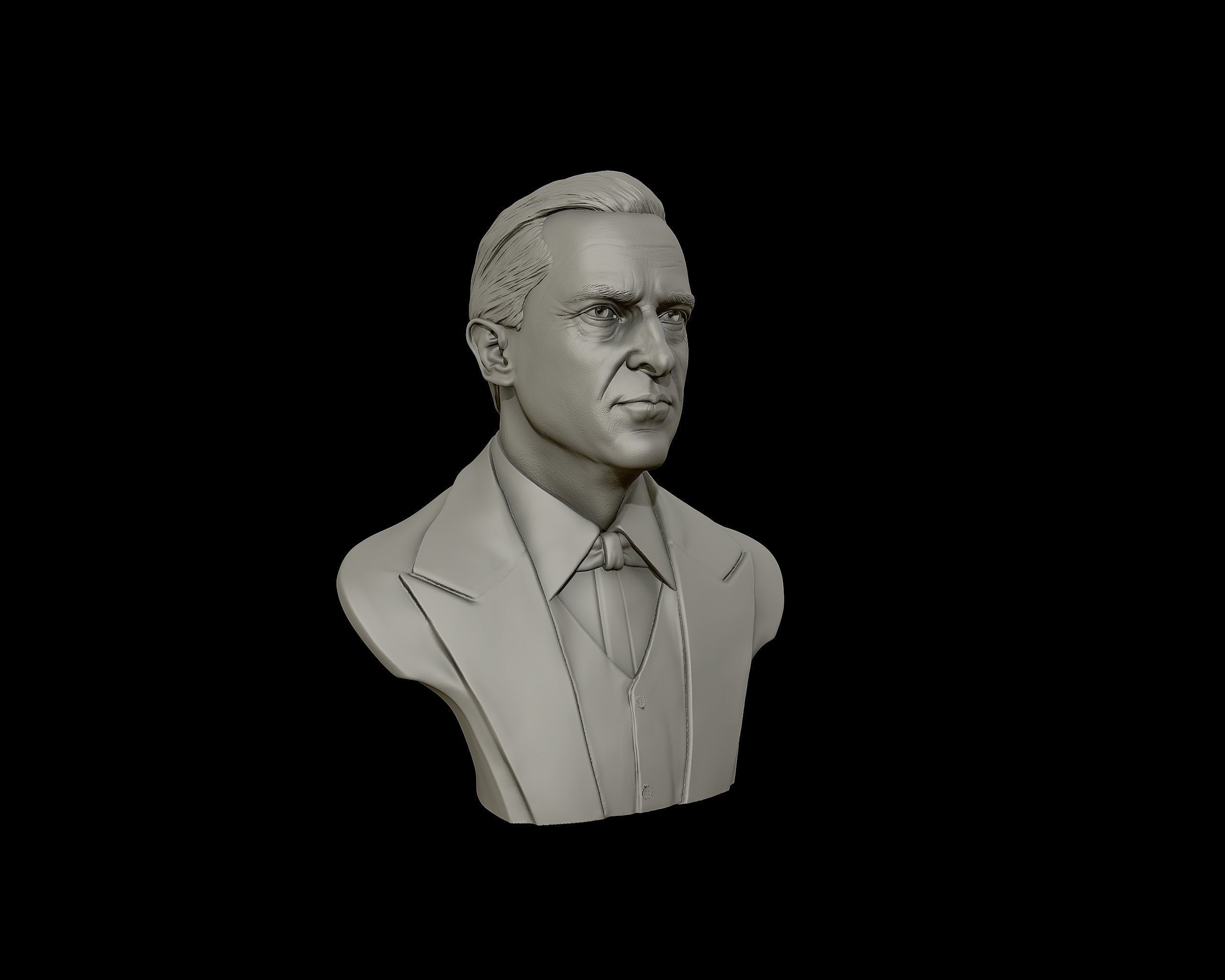 Jeremy Brett as Sherlock Holmes sculpture 3D model 3D printable | CGTrader
