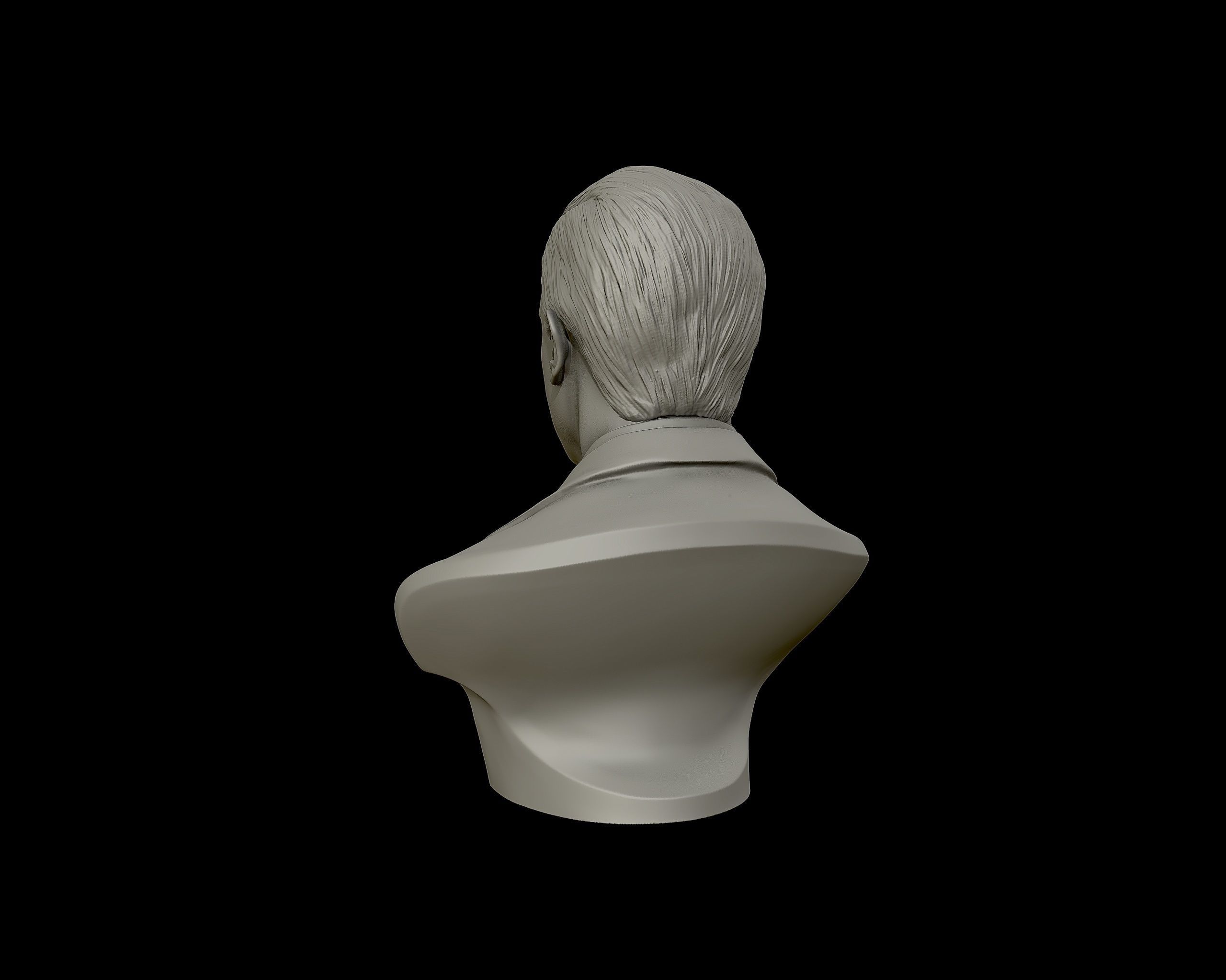 Jeremy Brett as Sherlock Holmes sculpture 3D model 3D printable | CGTrader