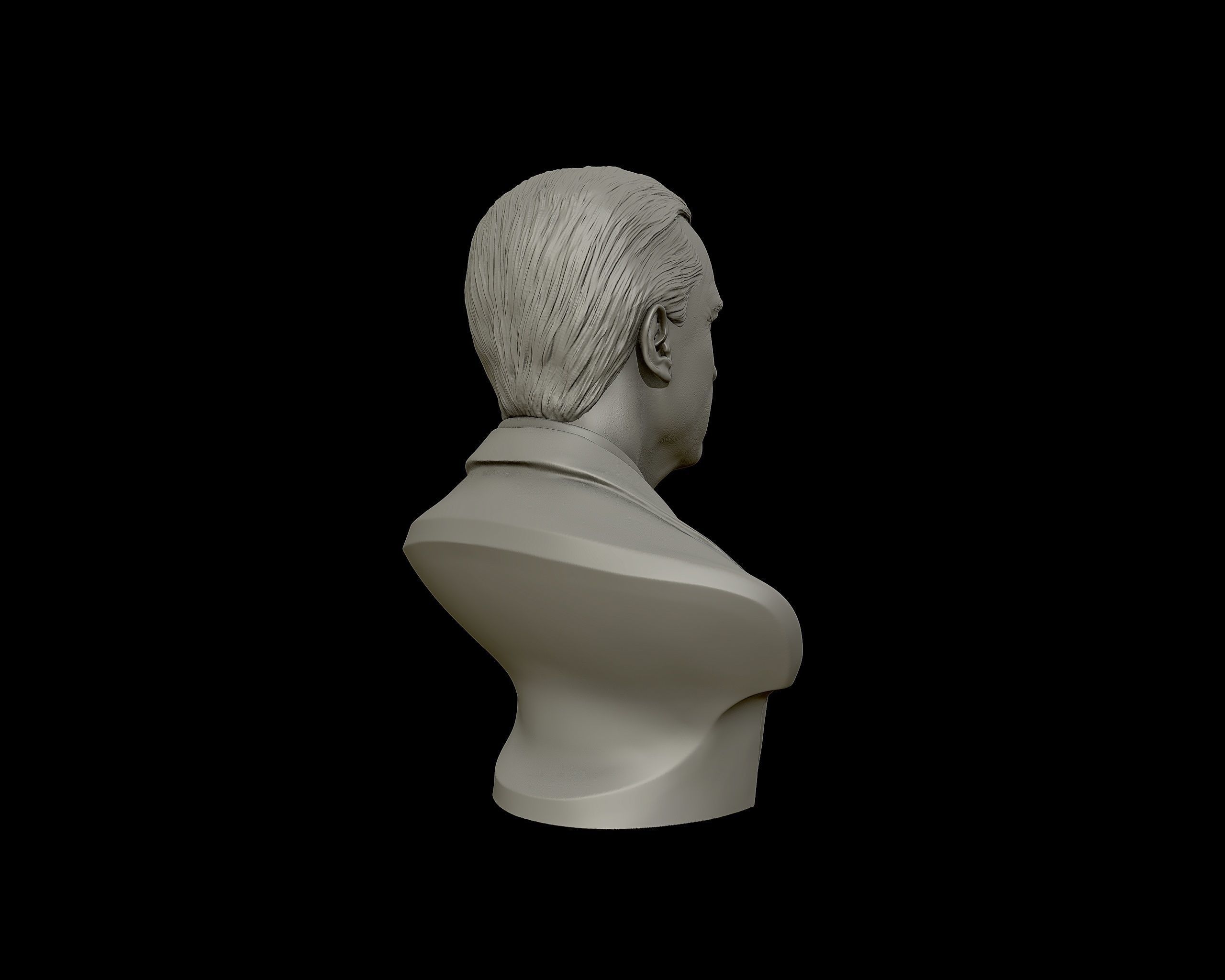 Jeremy Brett as Sherlock Holmes sculpture 3D model 3D printable | CGTrader