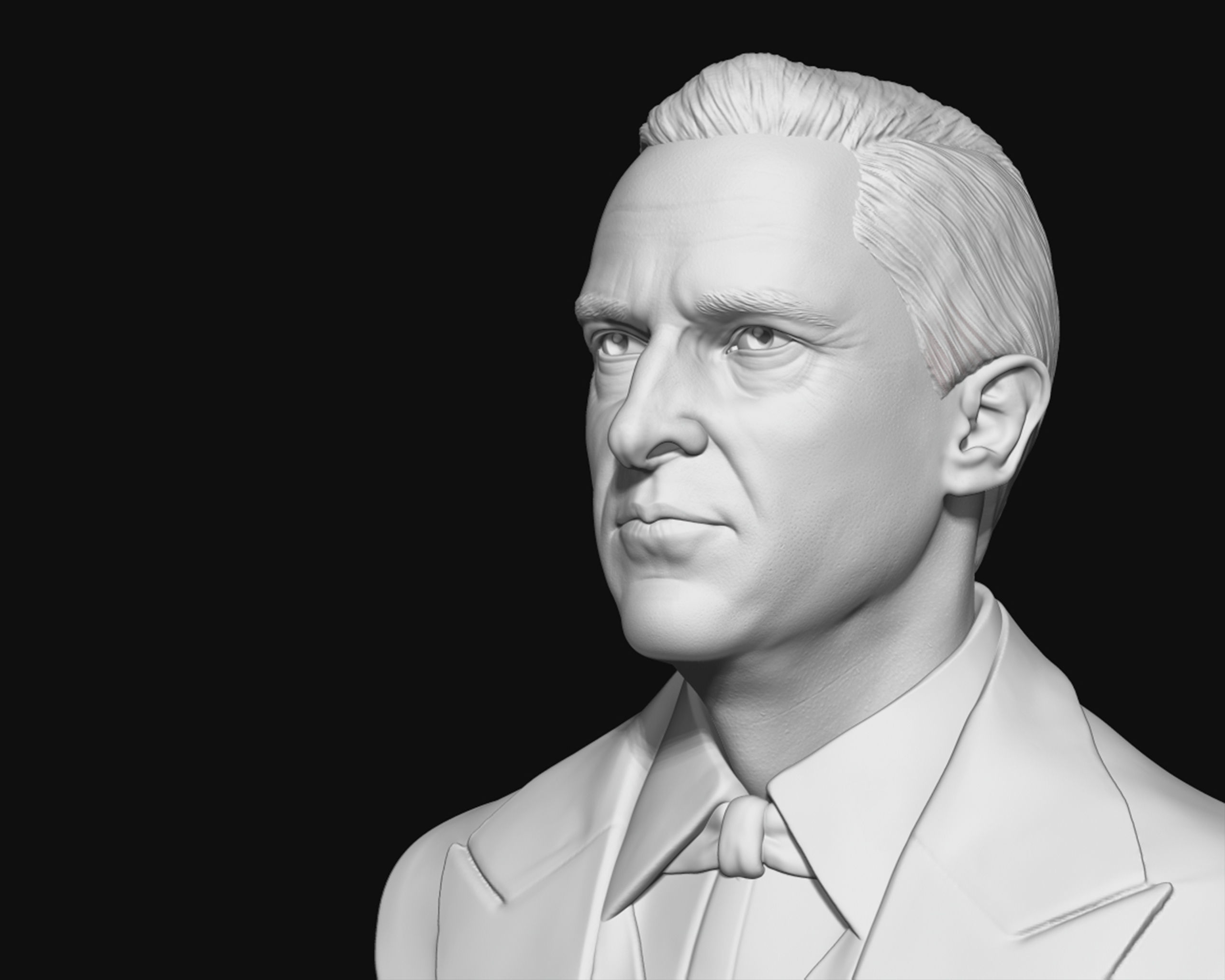Jeremy Brett as Sherlock Holmes sculpture 3D model 3D printable | CGTrader