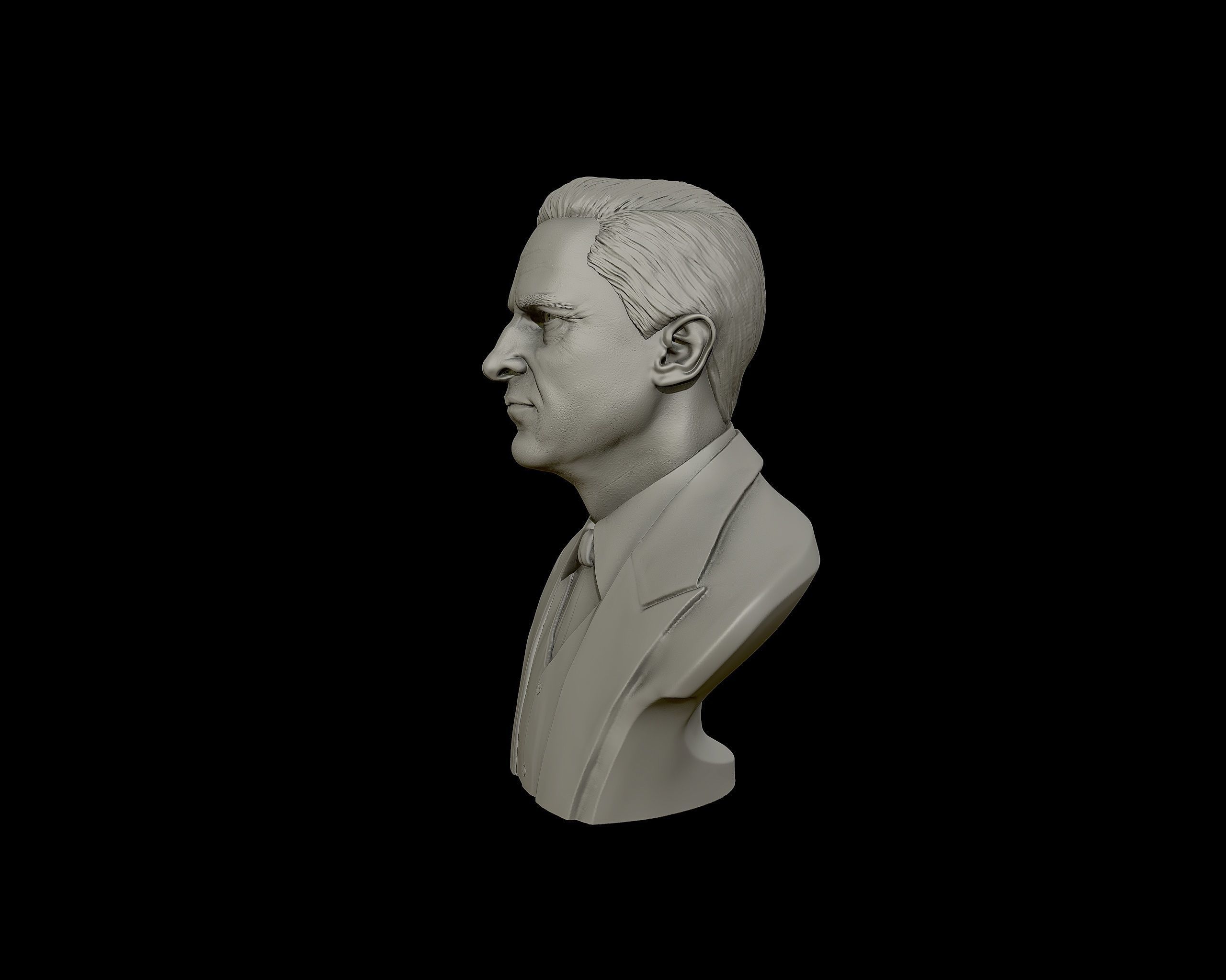 Jeremy Brett as Sherlock Holmes sculpture 3D model 3D printable | CGTrader