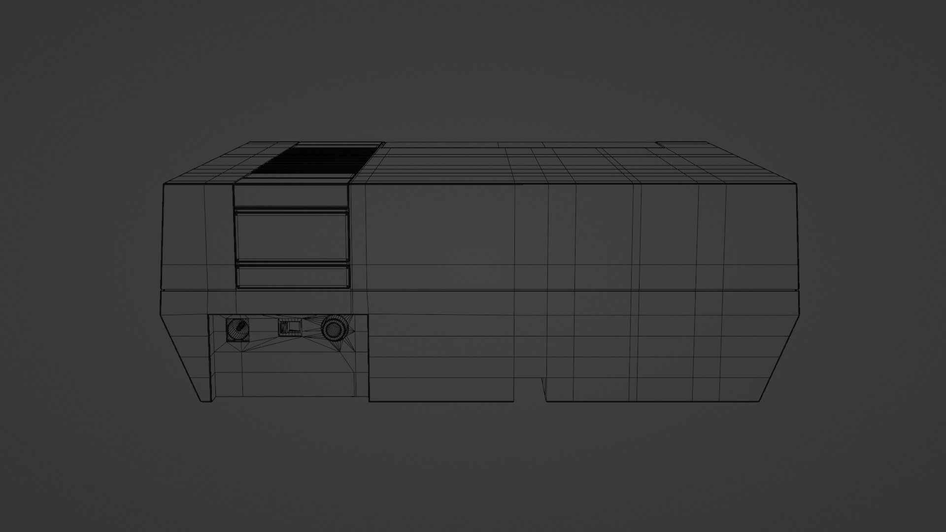 Nintendo Entertainment System 1983 3D model | CGTrader