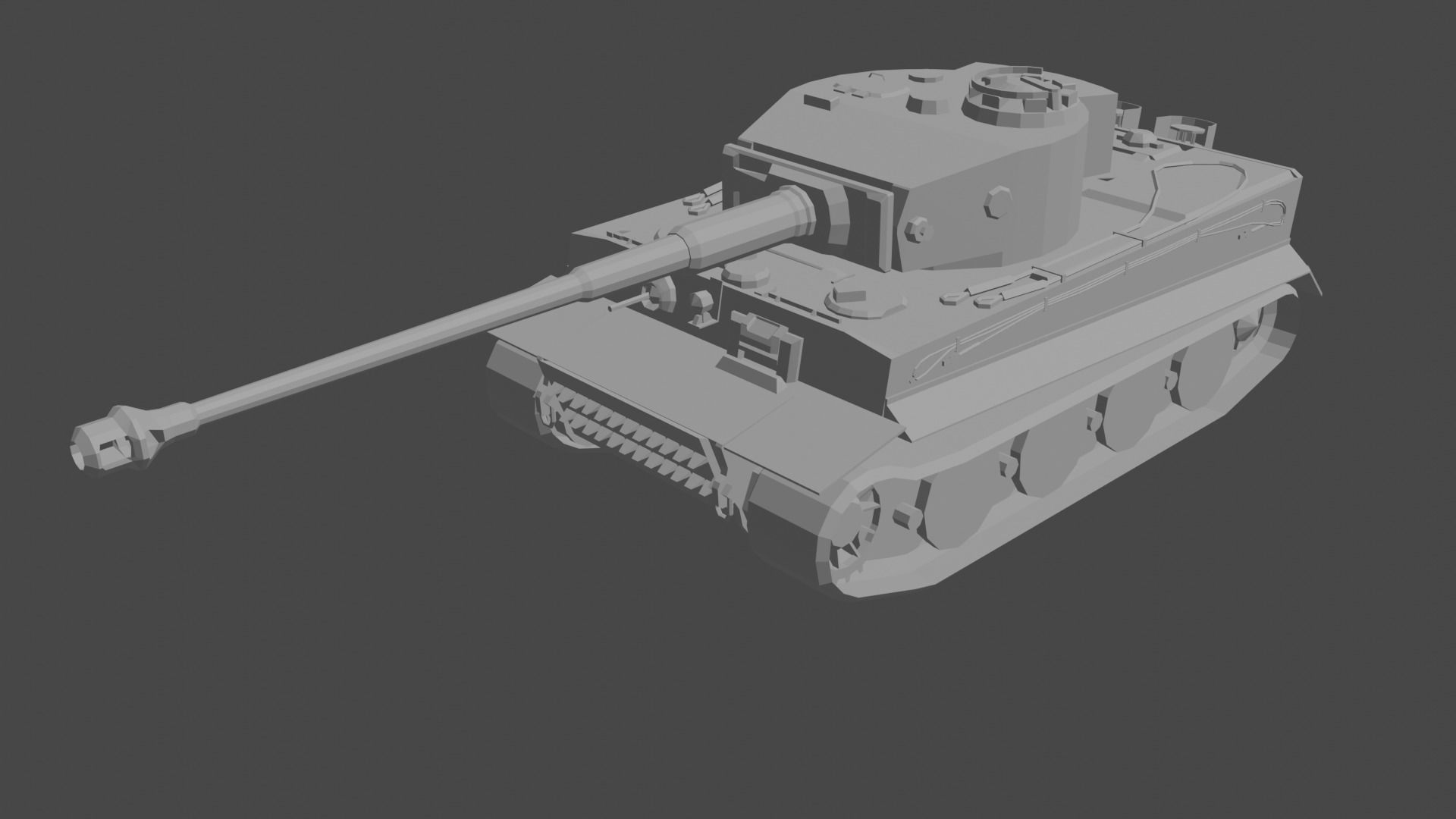 ww2 german Tank Tiger 1 3D model | CGTrader