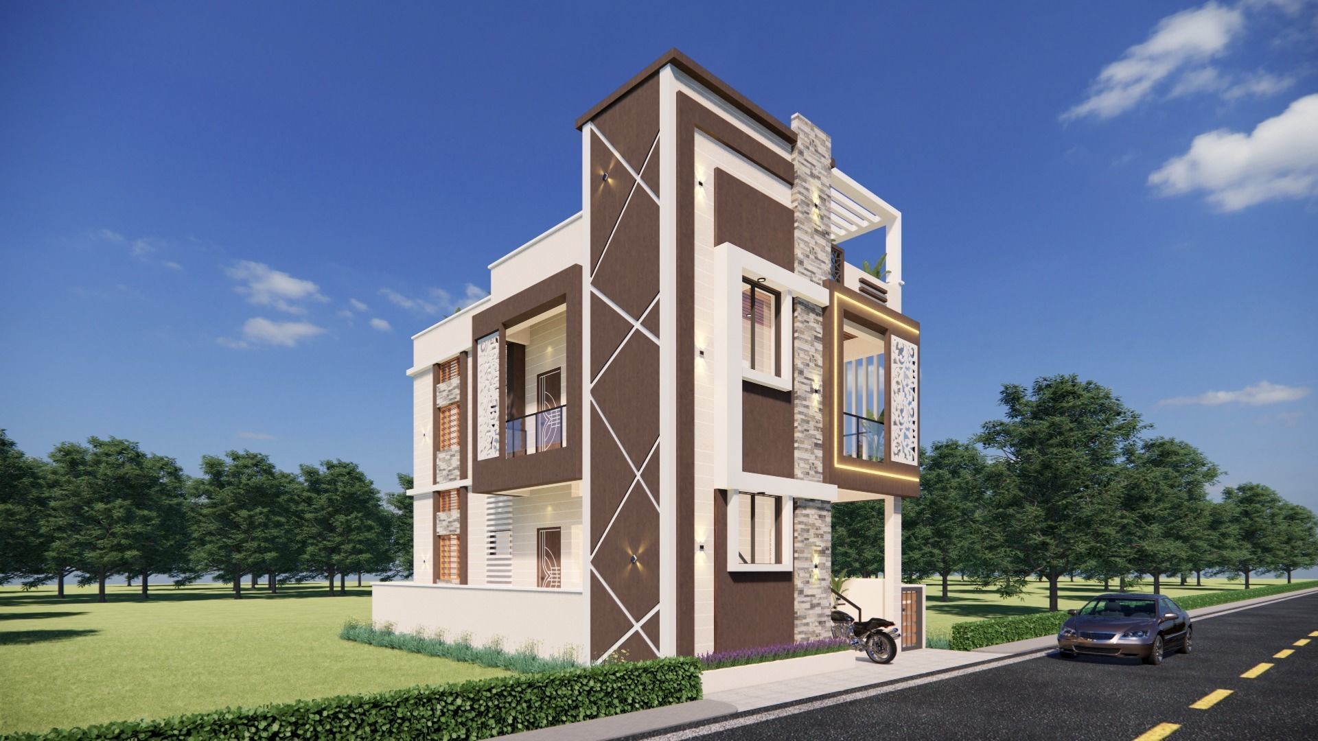 Architecture Moderen Home Concpet 3D model | CGTrader