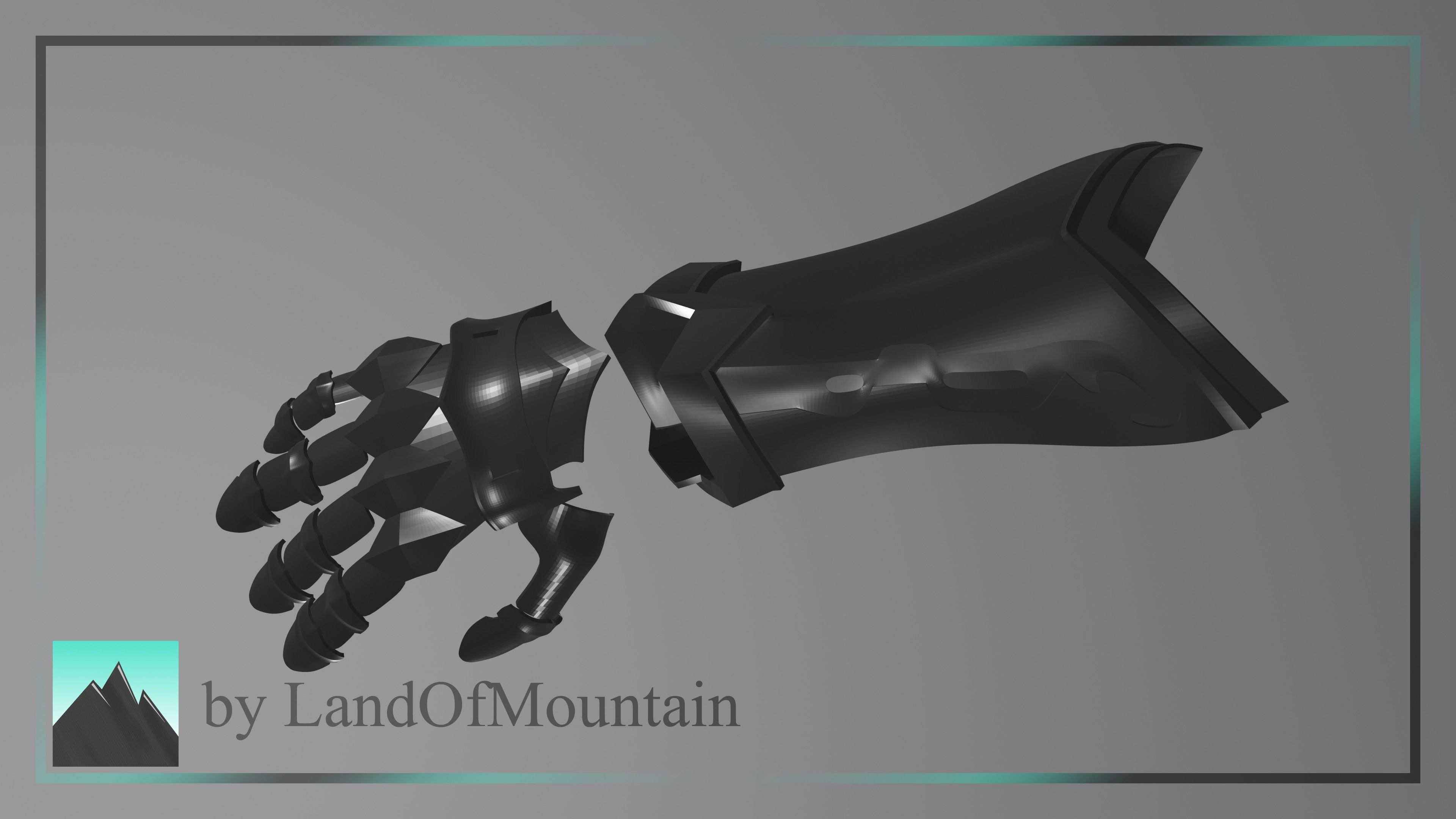 Final Fantasy XVI - Clive Rosfield - Hand Armor Set 3D model 3D ...