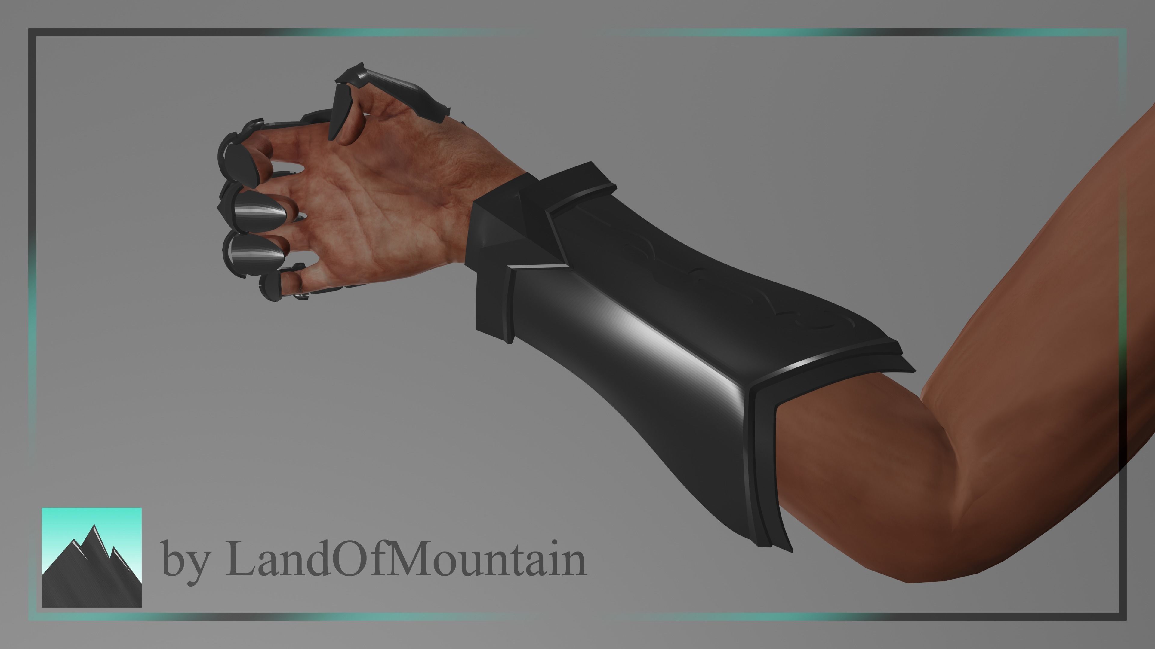 Final Fantasy XVI - Clive Rosfield - Hand Armor Set 3D model 3D ...