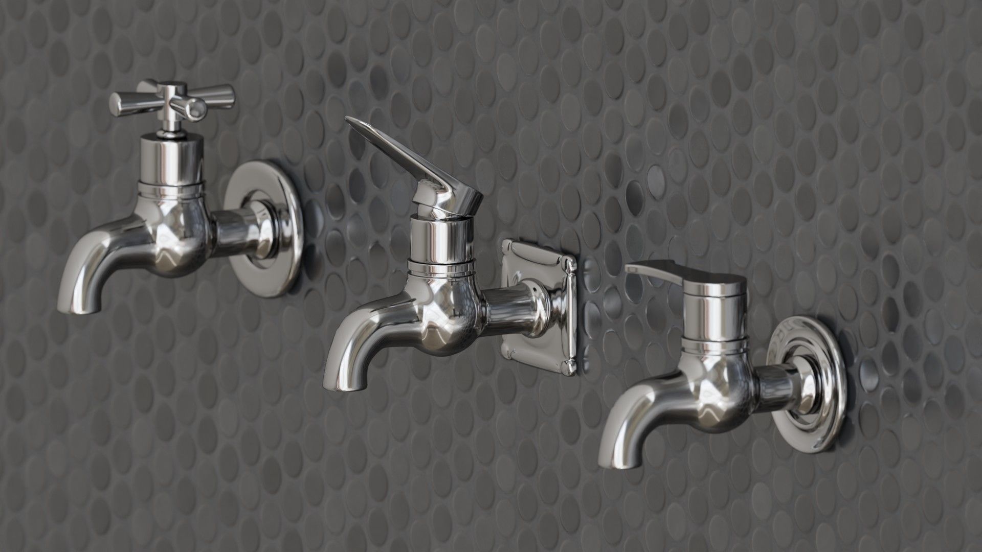 Modern Bathroom Steel Tap Collection free VR / AR / low-poly 3D model ... Modern Bathroom Steel Tap Collection free VR / AR / low-poly 3D model ...