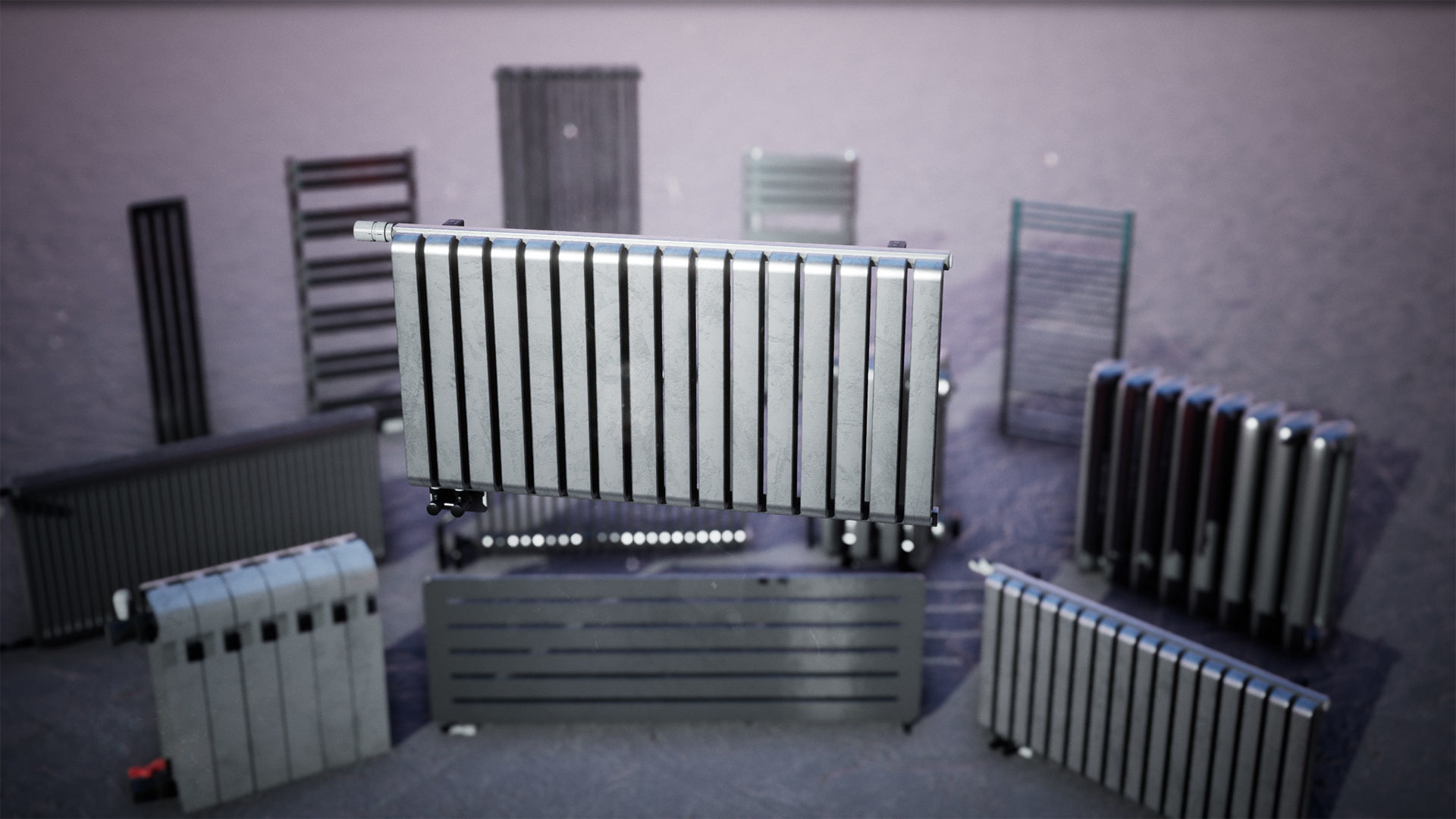 3D model Radiators 12 Assets VR / AR / low-poly | CGTrader