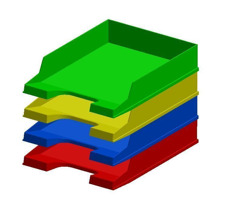 Stackable organizer 3D model | CGTrader