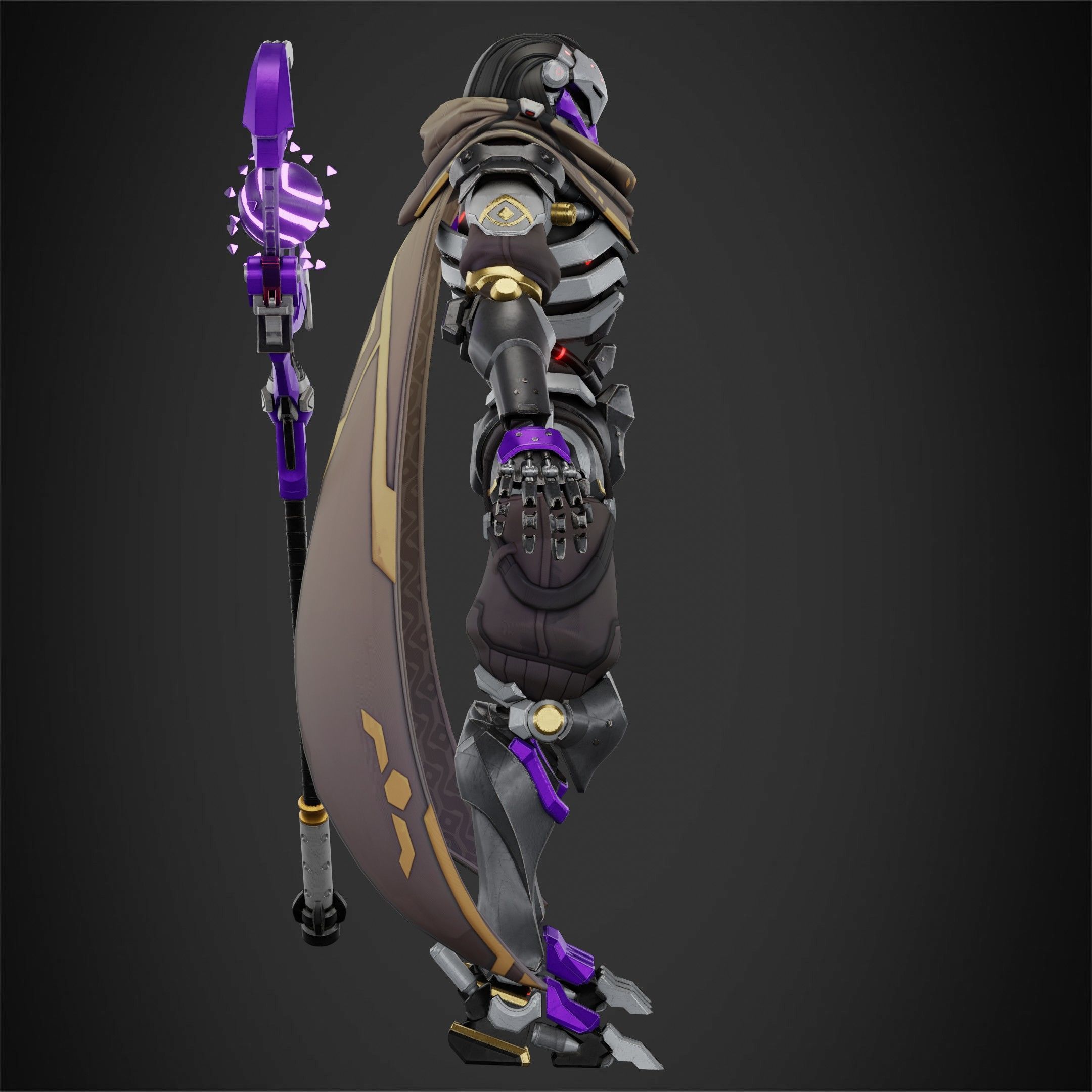 Overwatch 2 Ramattra Full Armor and Staff For Cosplay 3D Model ...