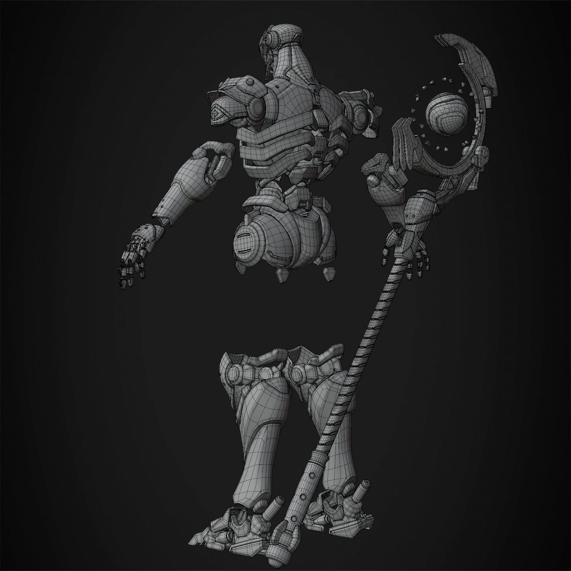 Overwatch 2 Ramattra Full Armor and Staff For Cosplay 3D Model ...