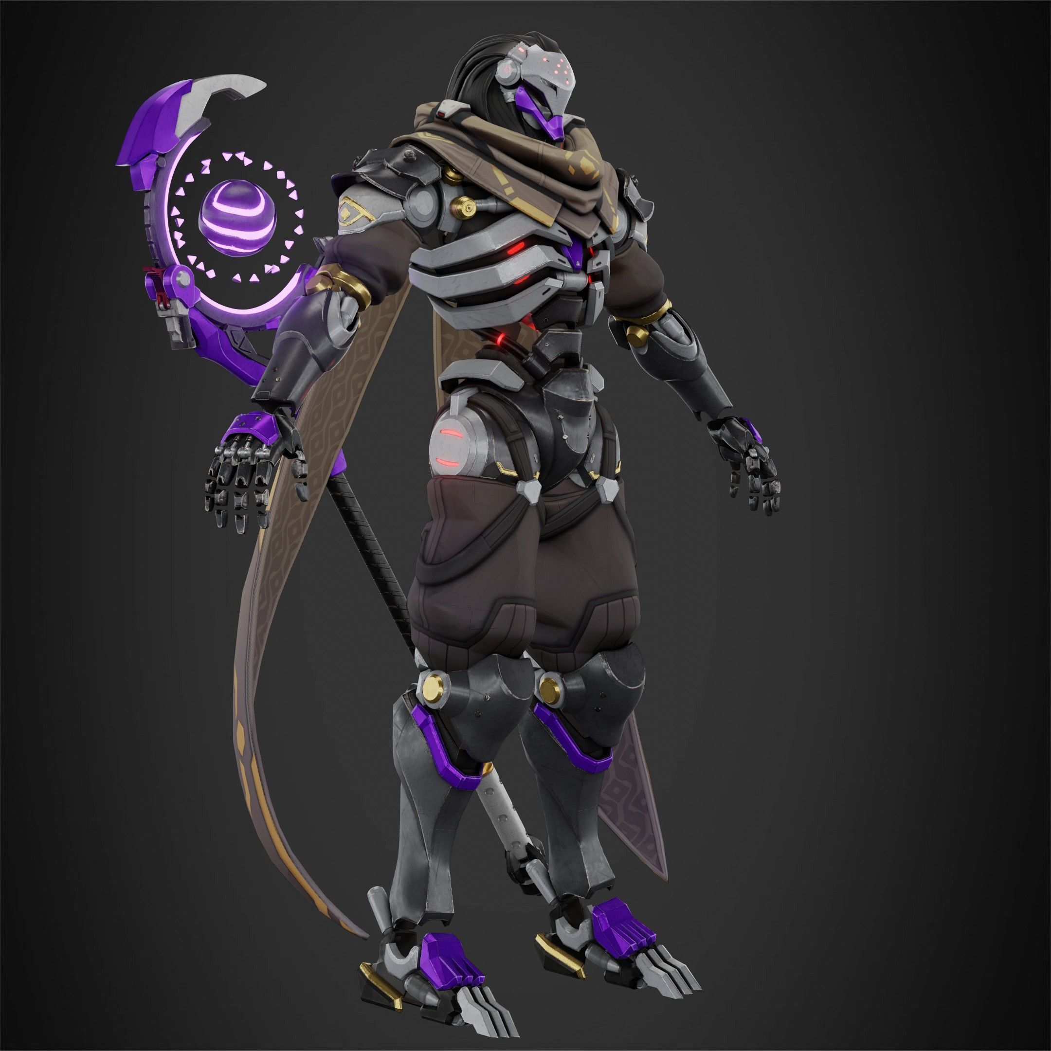Overwatch 2 Ramattra Full Armor and Staff For Cosplay 3D Model ...