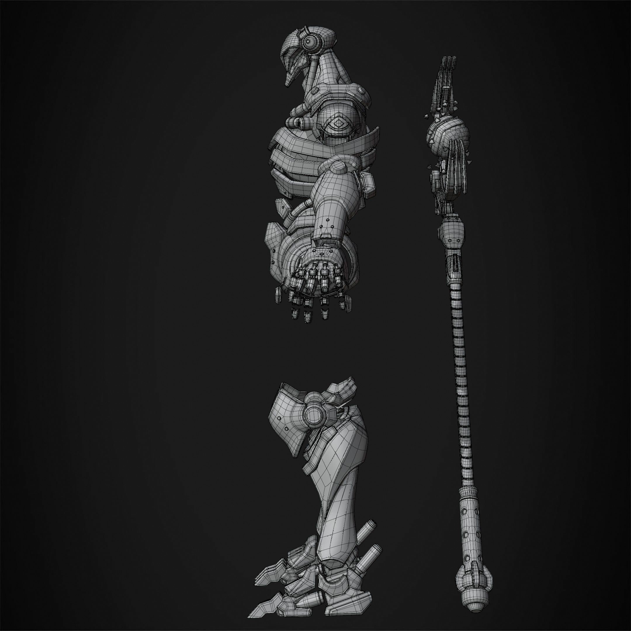 Overwatch 2 Ramattra Full Armor and Staff For Cosplay 3D Model ...