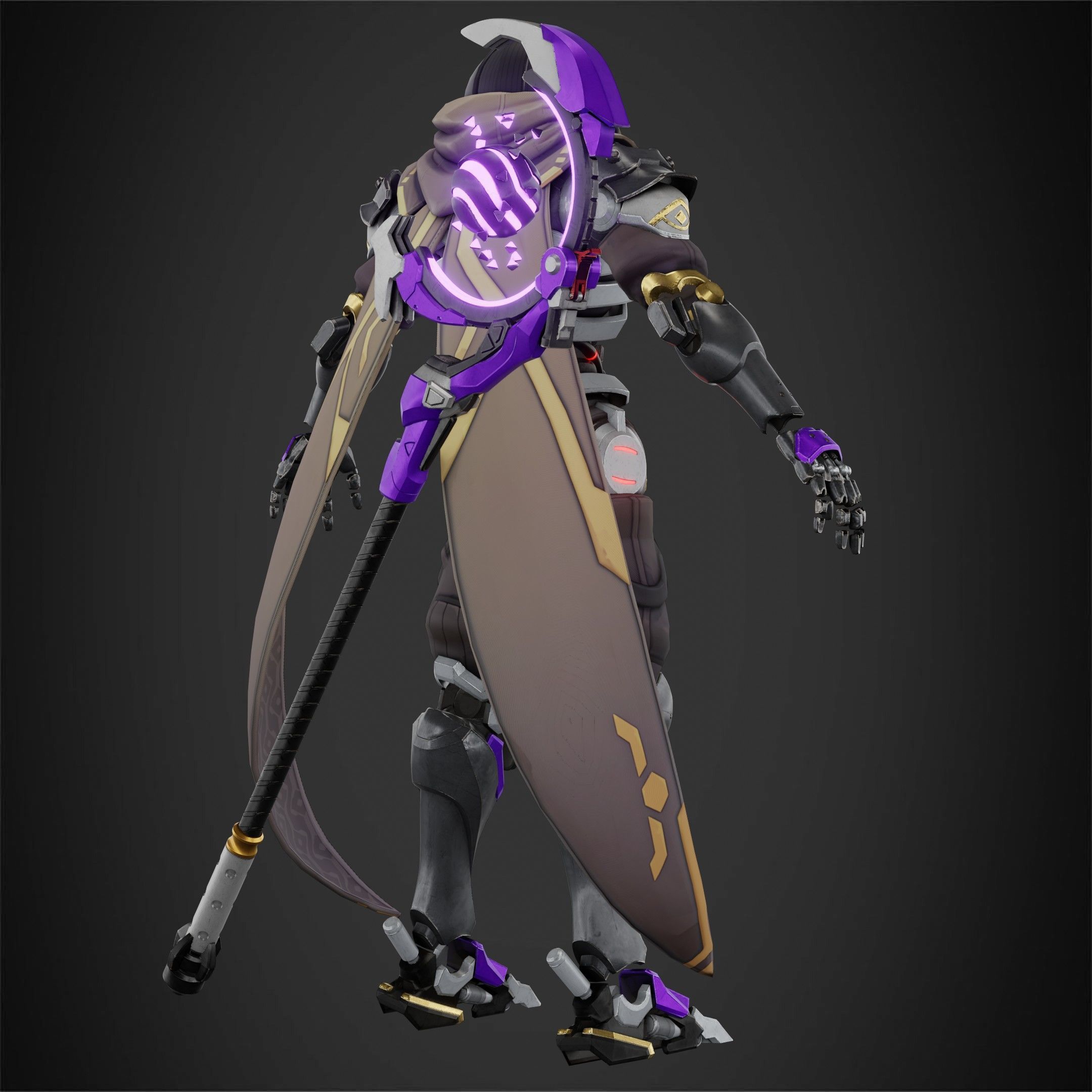 Overwatch 2 Ramattra Full Armor and Staff For Cosplay 3D Model ...
