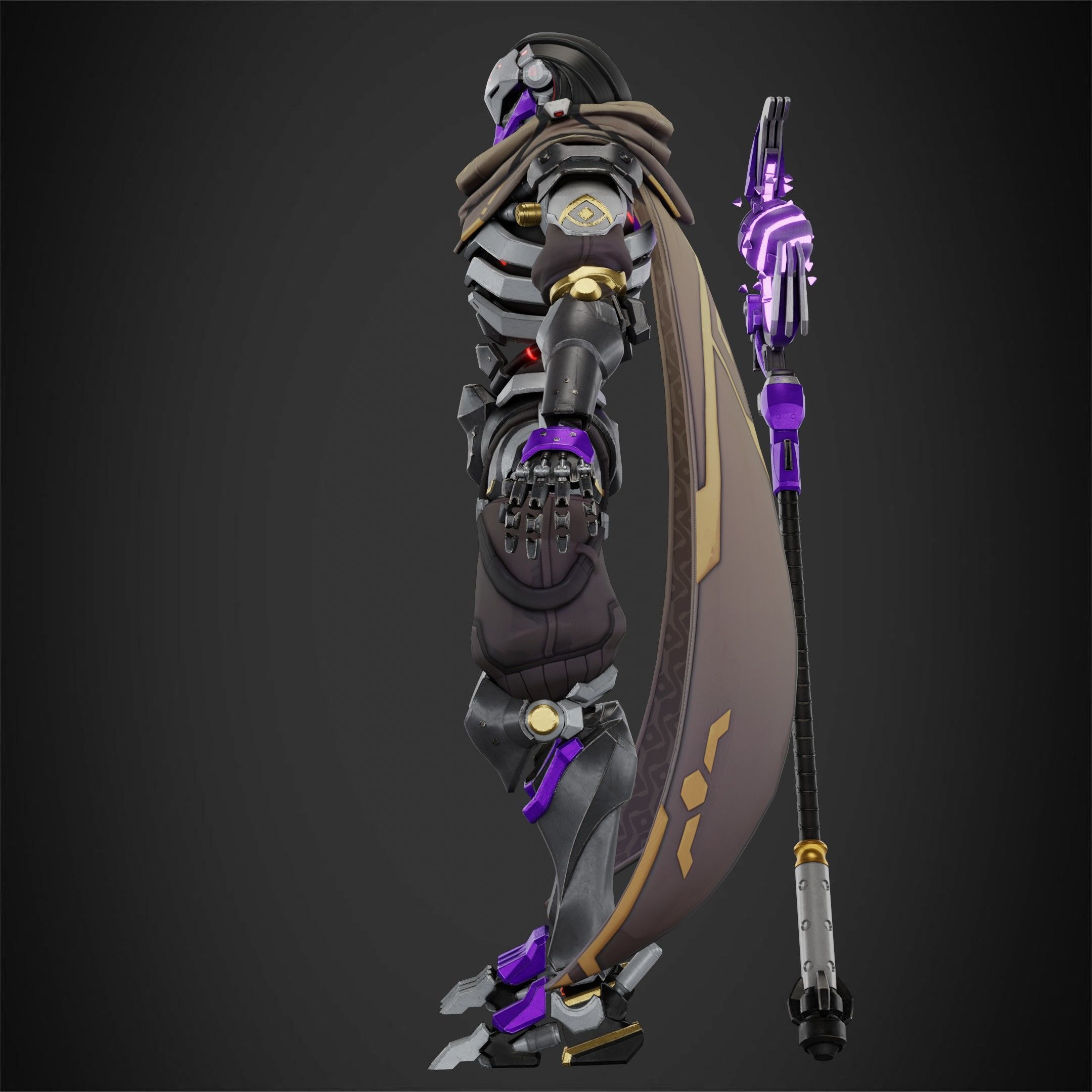 Overwatch 2 Ramattra Full Armor and Staff For Cosplay 3D Model ...