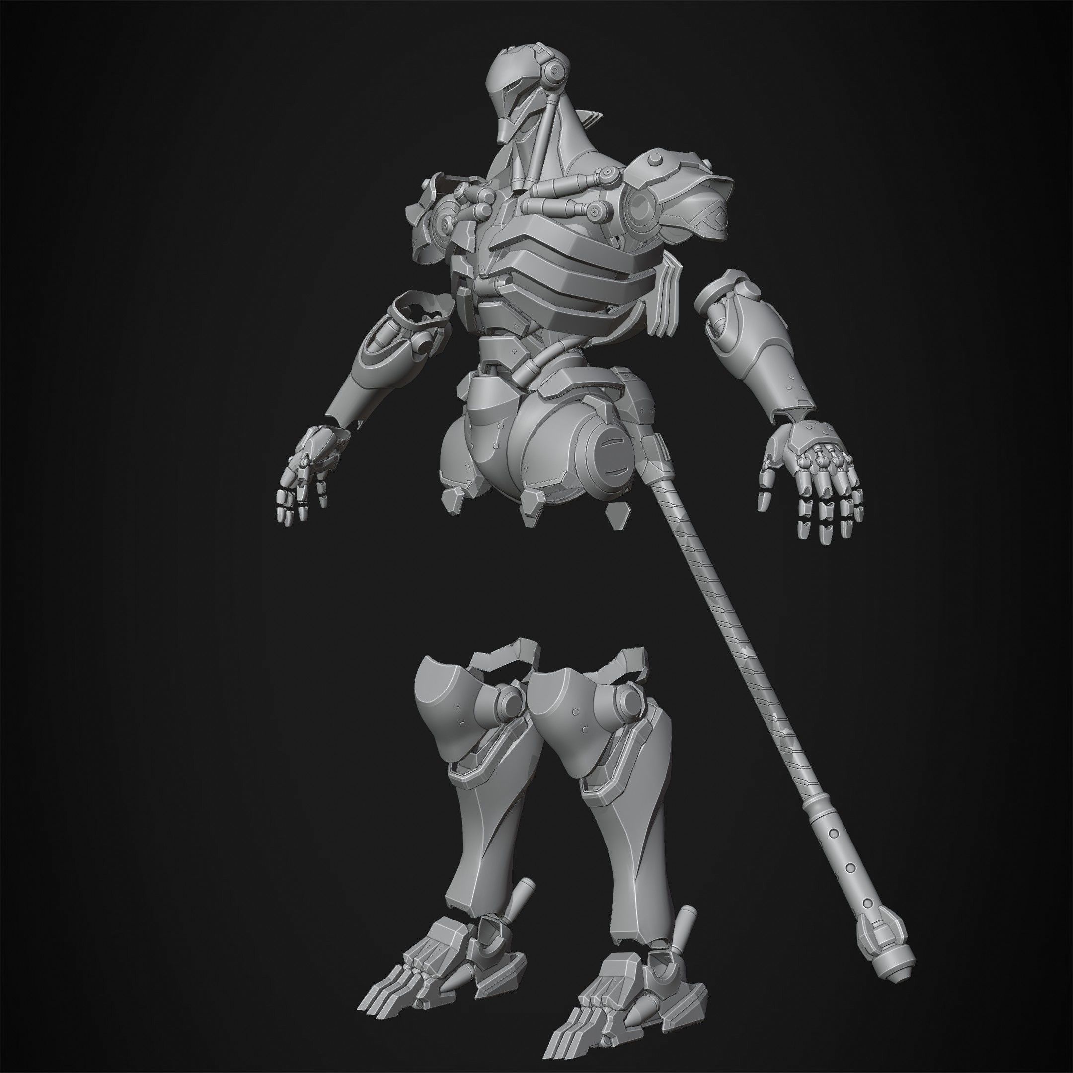 Overwatch 2 Ramattra Full Armor and Staff For Cosplay 3D Model ...