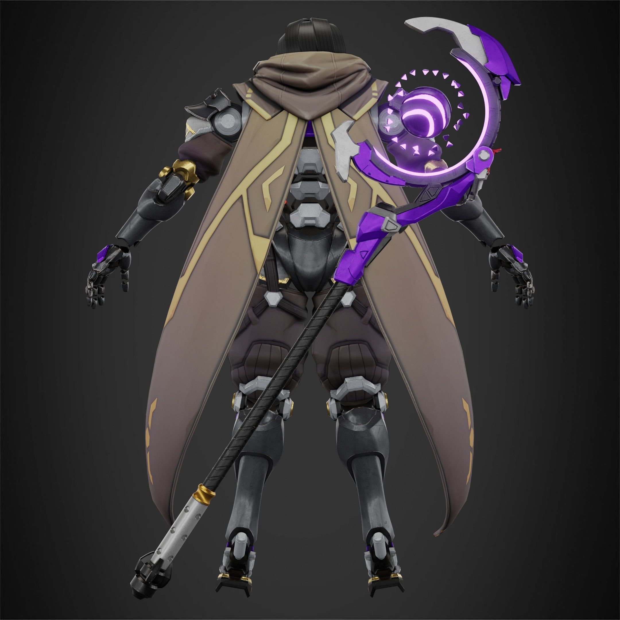 Overwatch 2 Ramattra Full Armor and Staff For Cosplay 3D Model ...