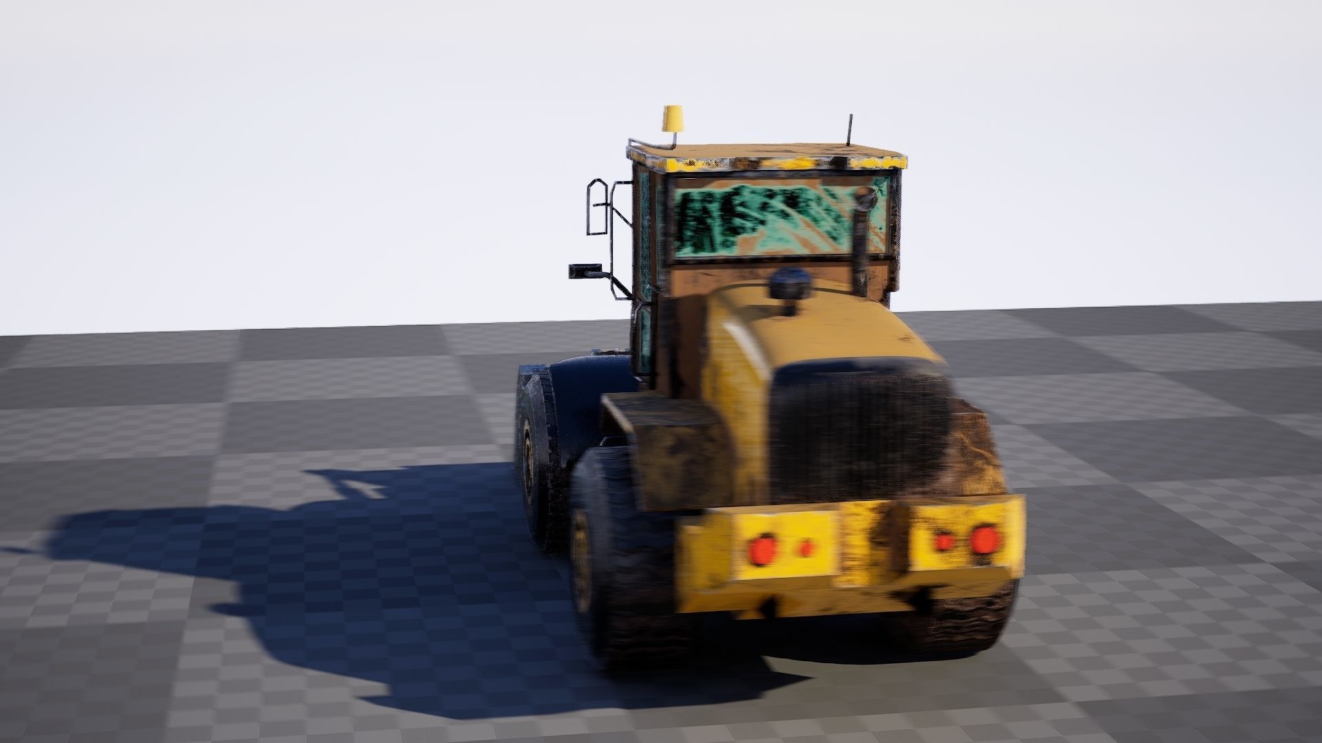 3D model Truck Loader - Rusty old loader realistic and low poly VR / AR ...