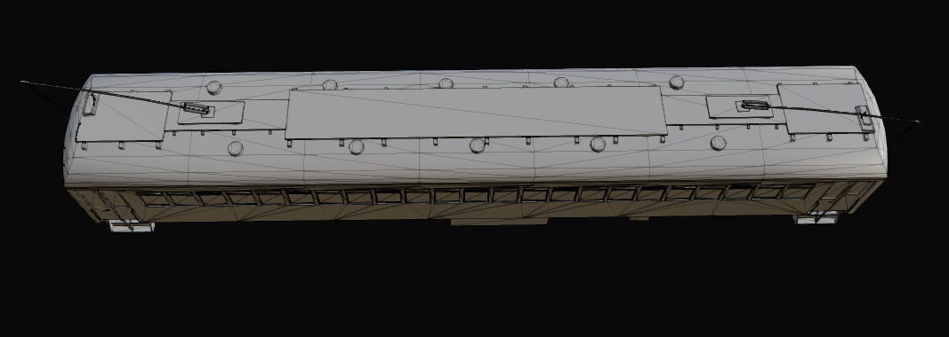 3D model Pacific Electric Interurban Car VR / AR / low-poly | CGTrader