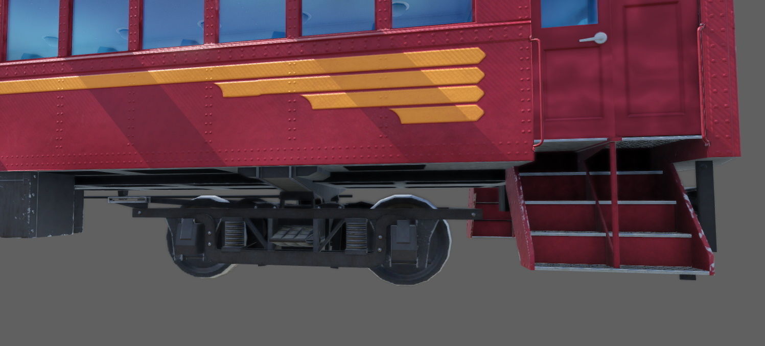 3D model Pacific Electric Interurban Car VR / AR / low-poly | CGTrader