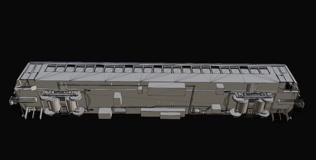 3D model Pacific Electric Interurban Car VR / AR / low-poly | CGTrader