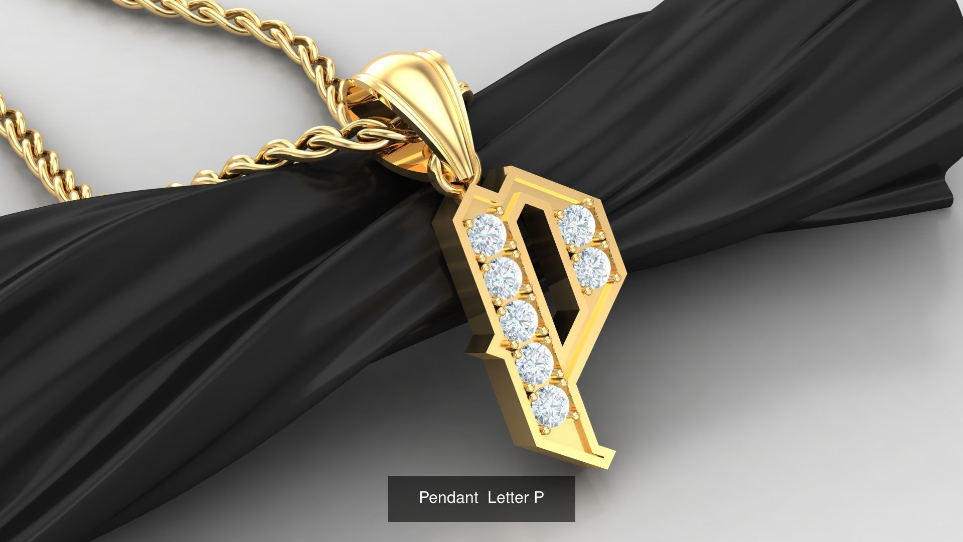 Bulk Sell New Design Pendant English Alphabet 3D Model Collection ...