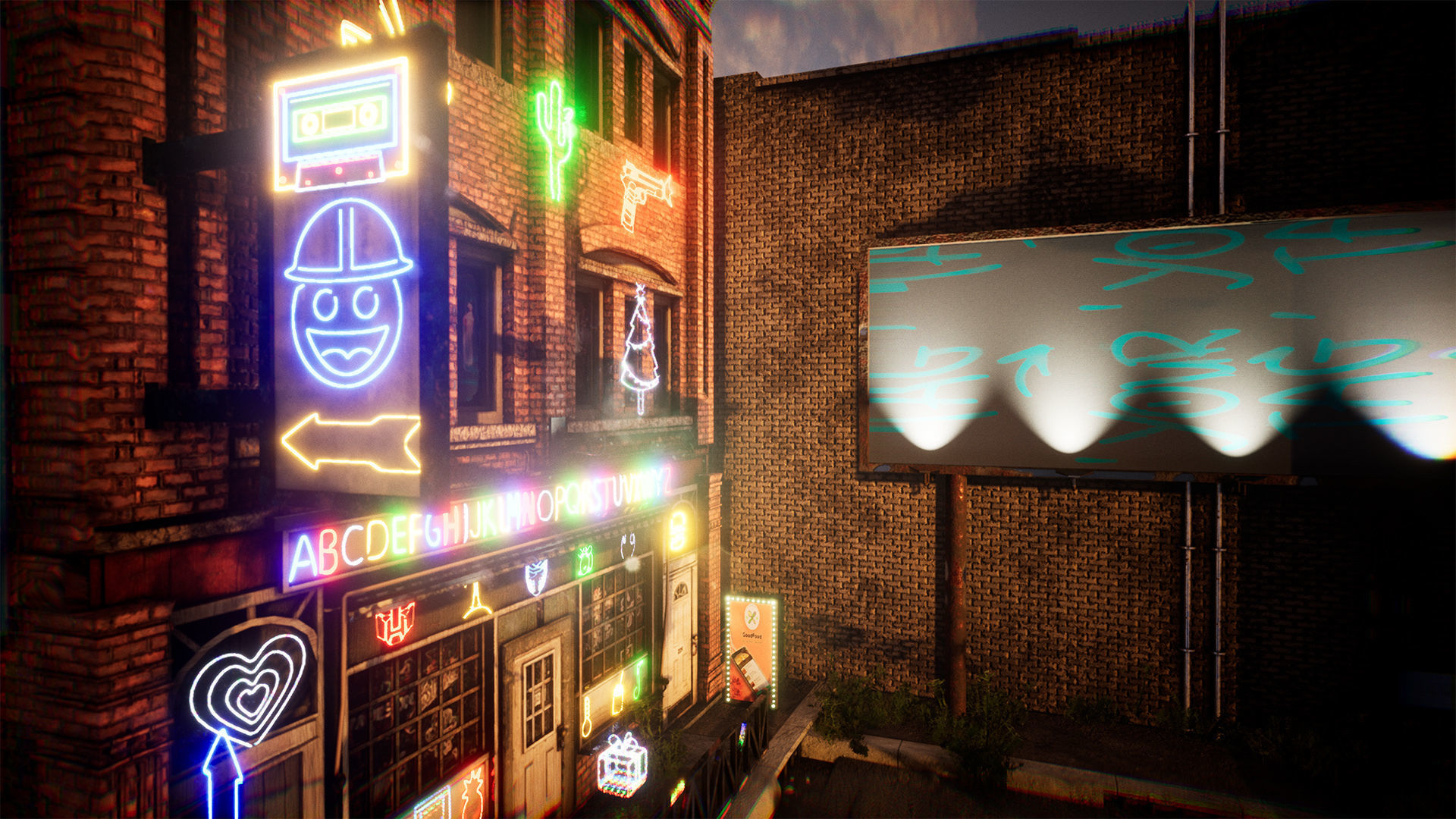 3D model Neon Signs 58 Assets VR / AR / low-poly | CGTrader