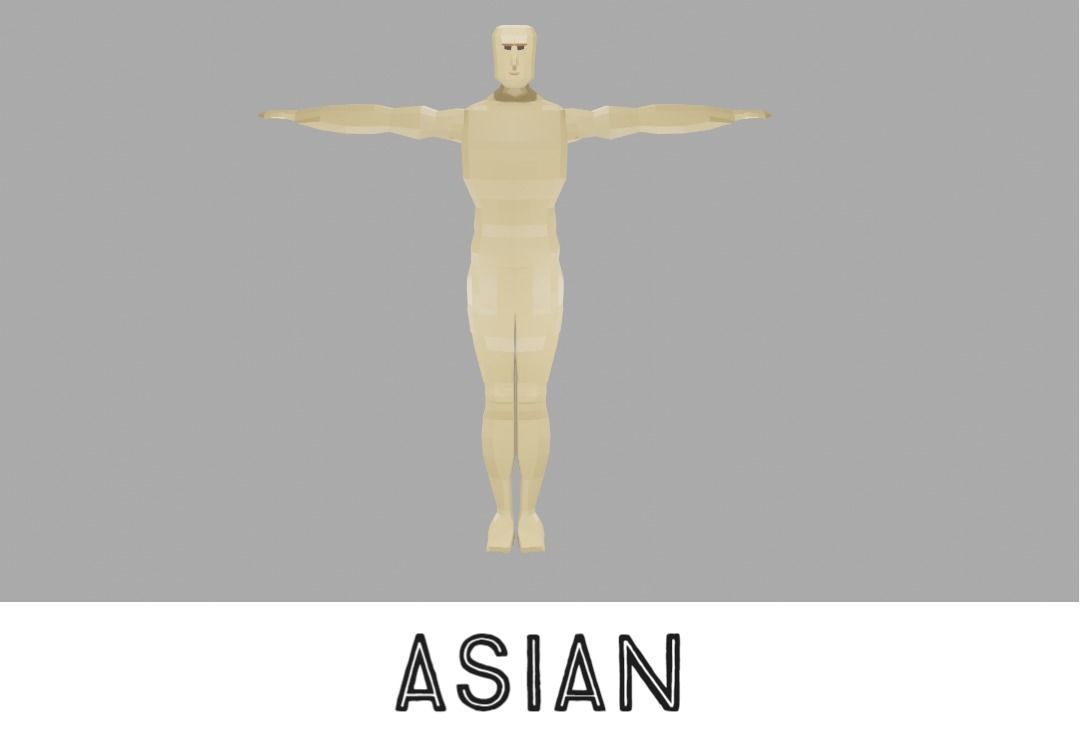 3D model Male Low-poly Character VR / AR / low-poly | CGTrader
