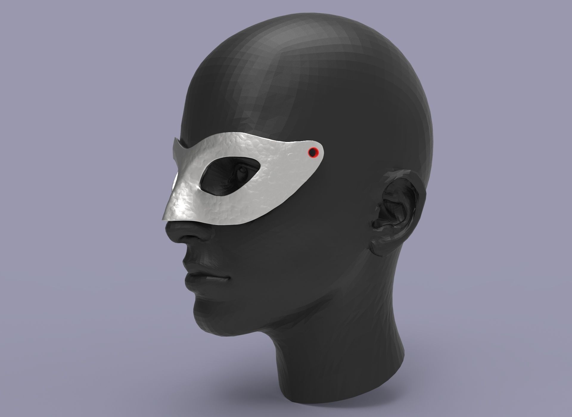 Carnival mask 3D model 3D printable | CGTrader
