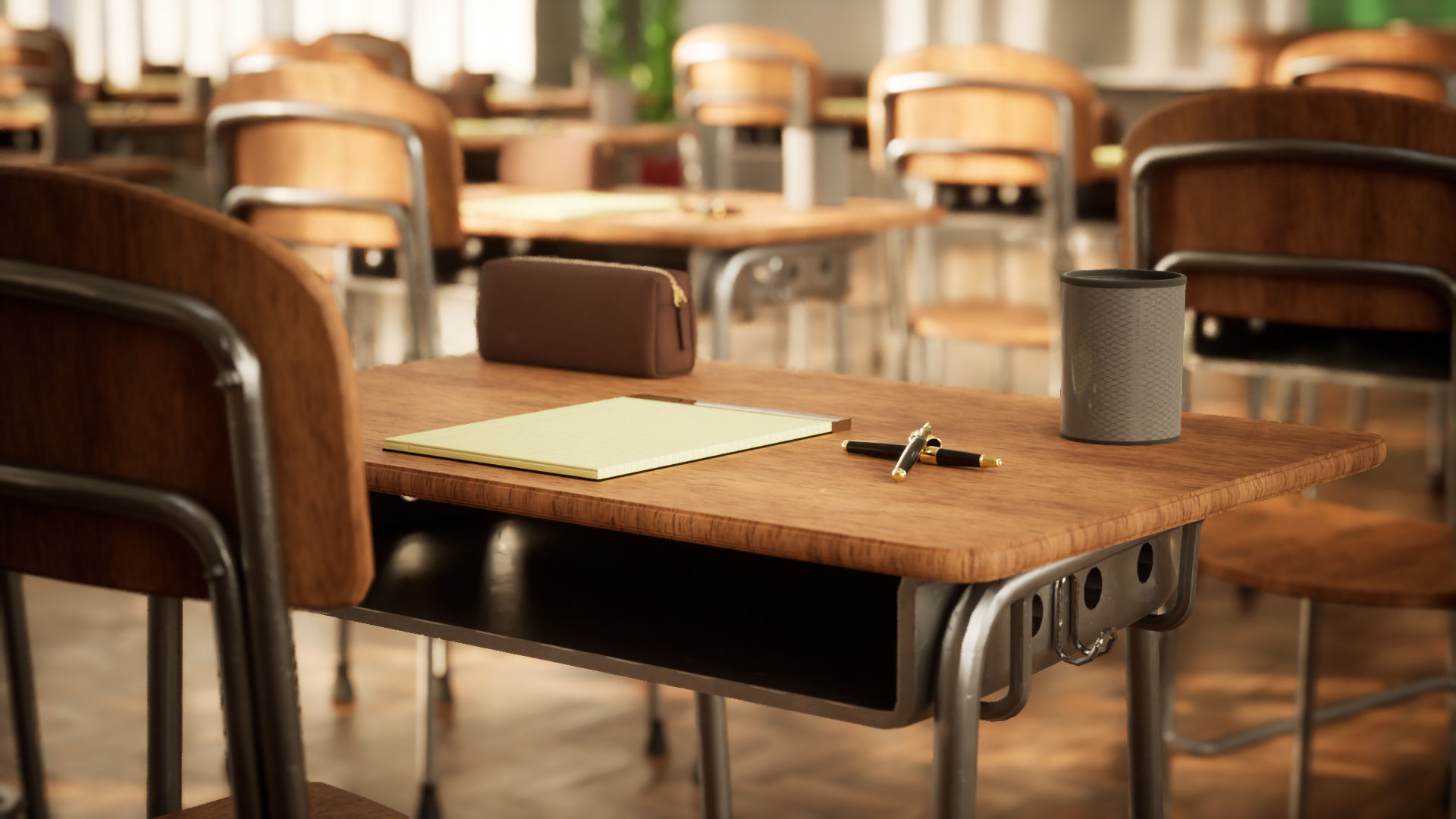 3D model Classroom Environment 40 Assets VR / AR / low-poly | CGTrader