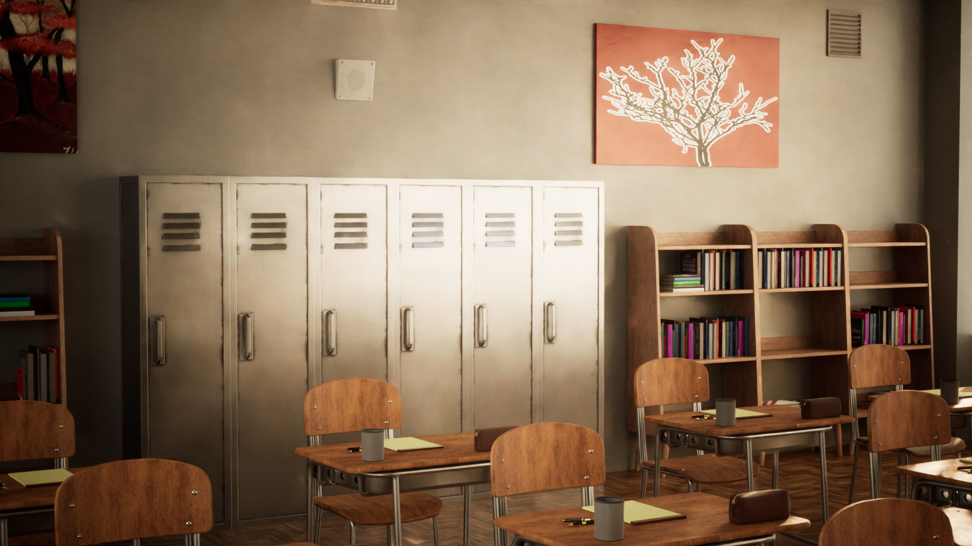 3D model Classroom Environment 40 Assets VR / AR / low-poly | CGTrader