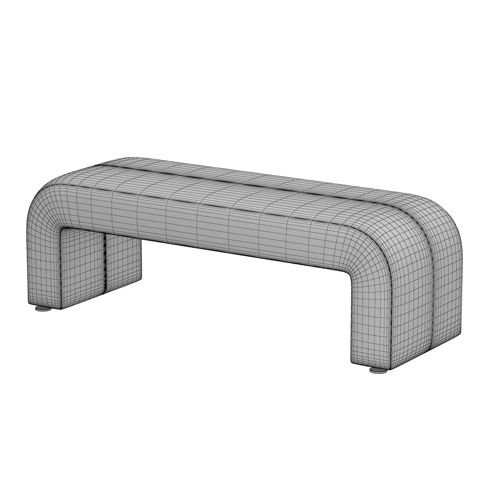 reeno bench 3D model | CGTrader
